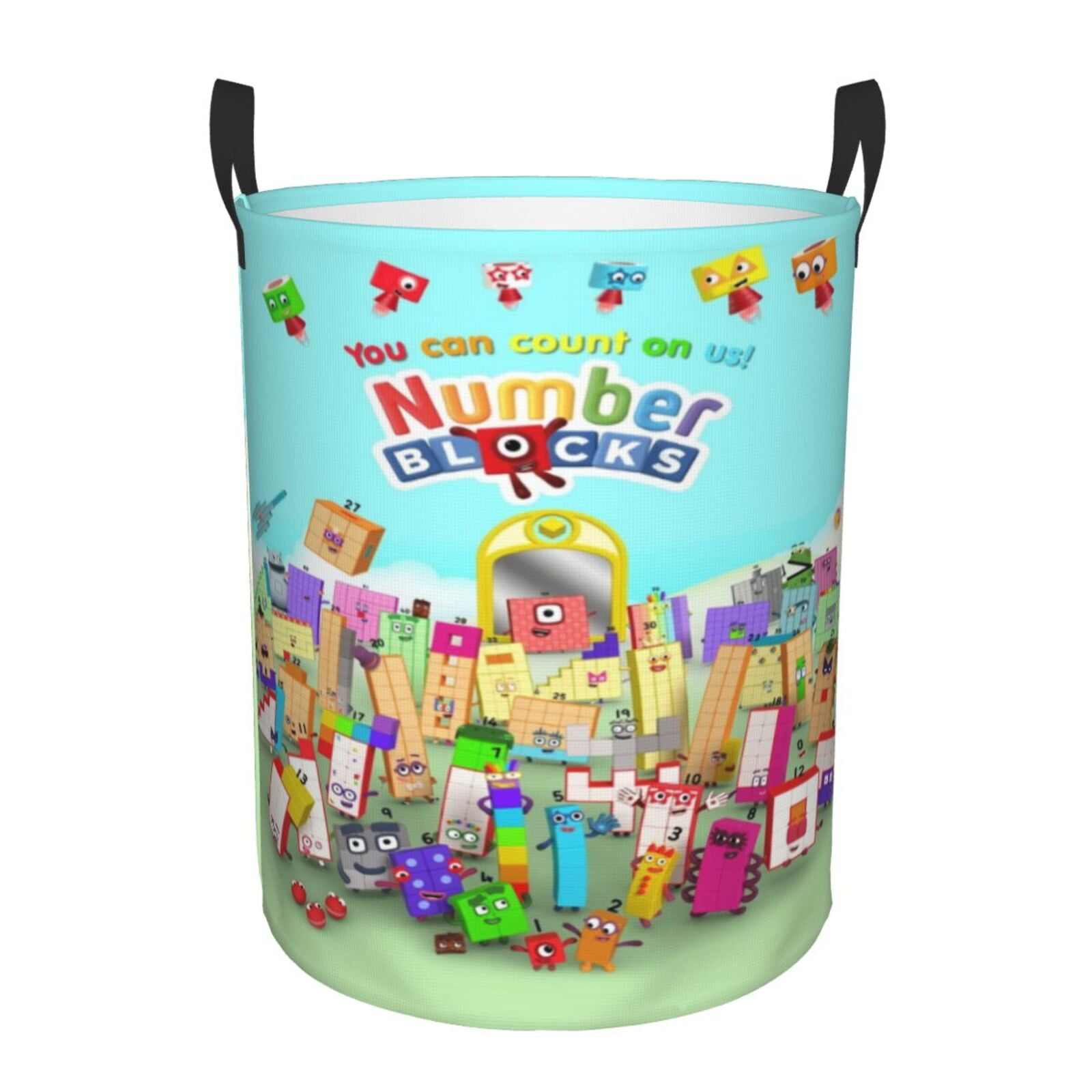 Number Block Laundry Hamper With Handle Anime Laundry Basket Gift For ...