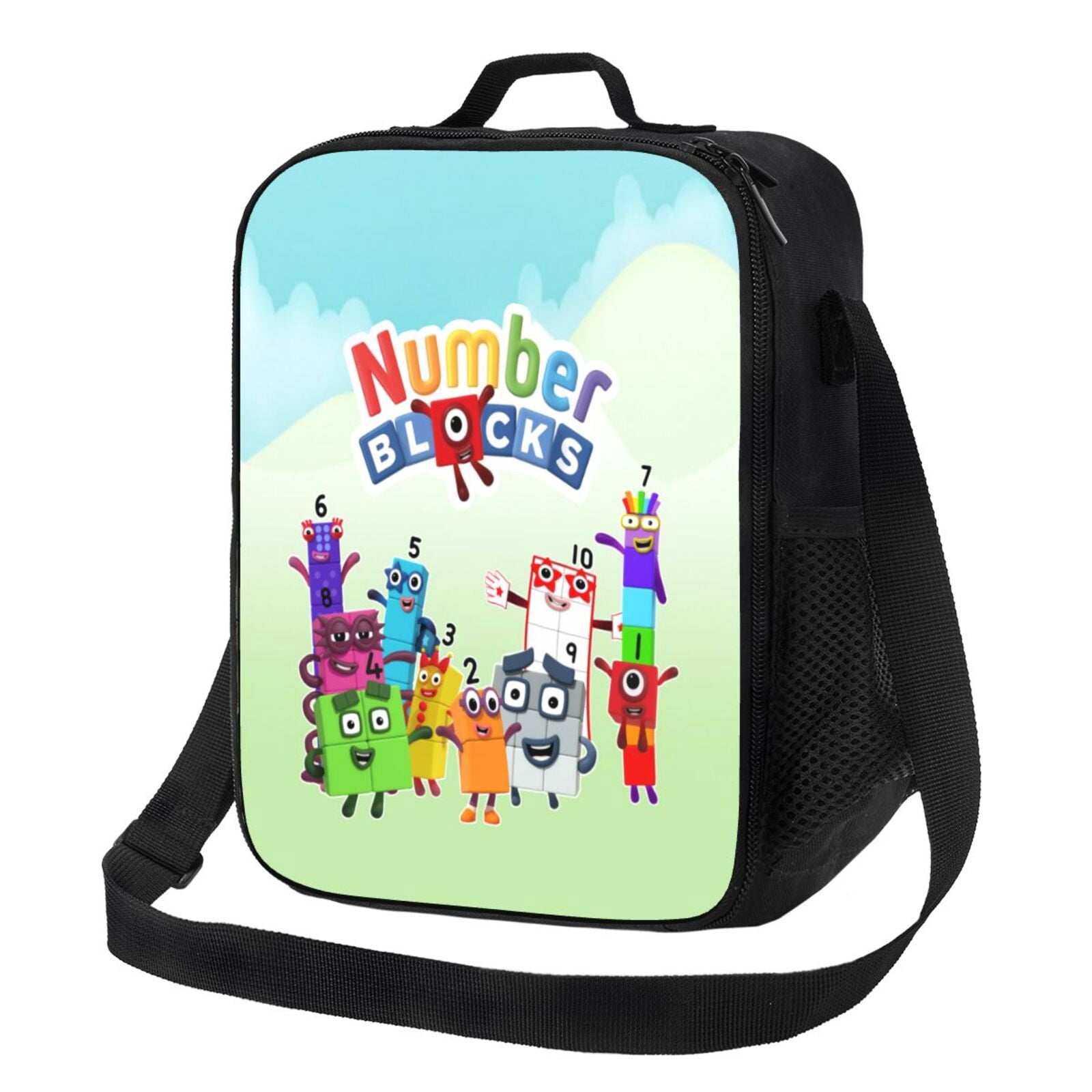 Number Block Lunch Bag Lunch Box Multi Function Reusable Lightweight ...