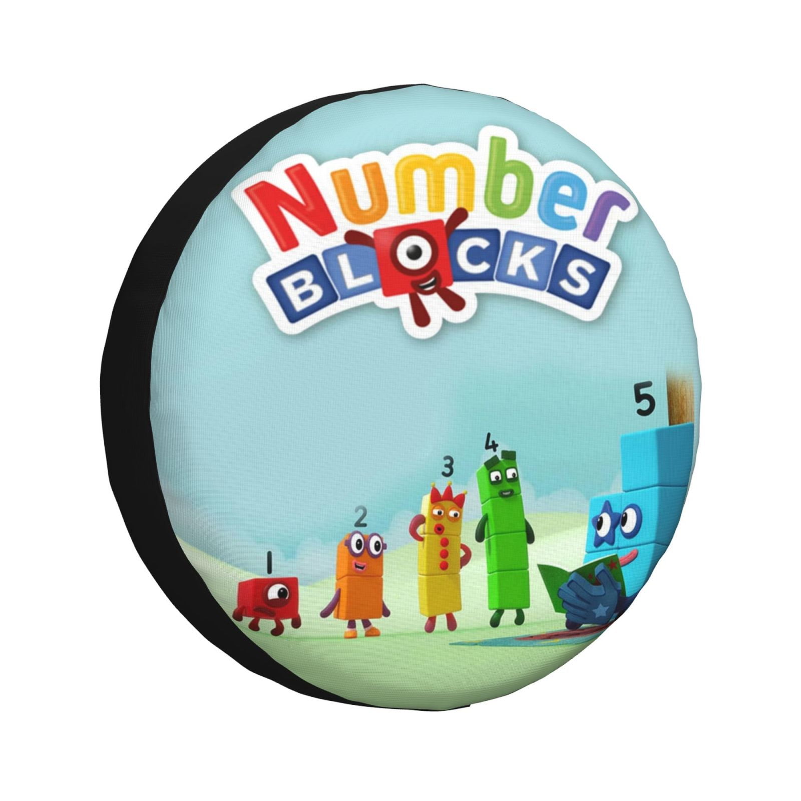 Number Block Tire Cover Weatherproof Universal Wheel Protectors Camper ...