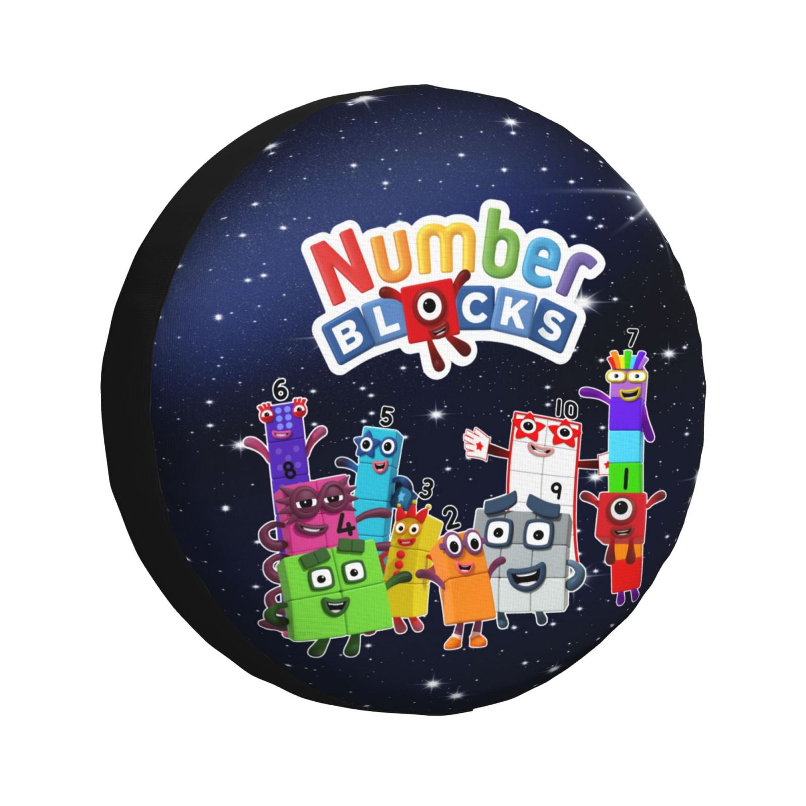 Number Block Tire Cover Weatherproof Universal Wheel Protectors Camper ...