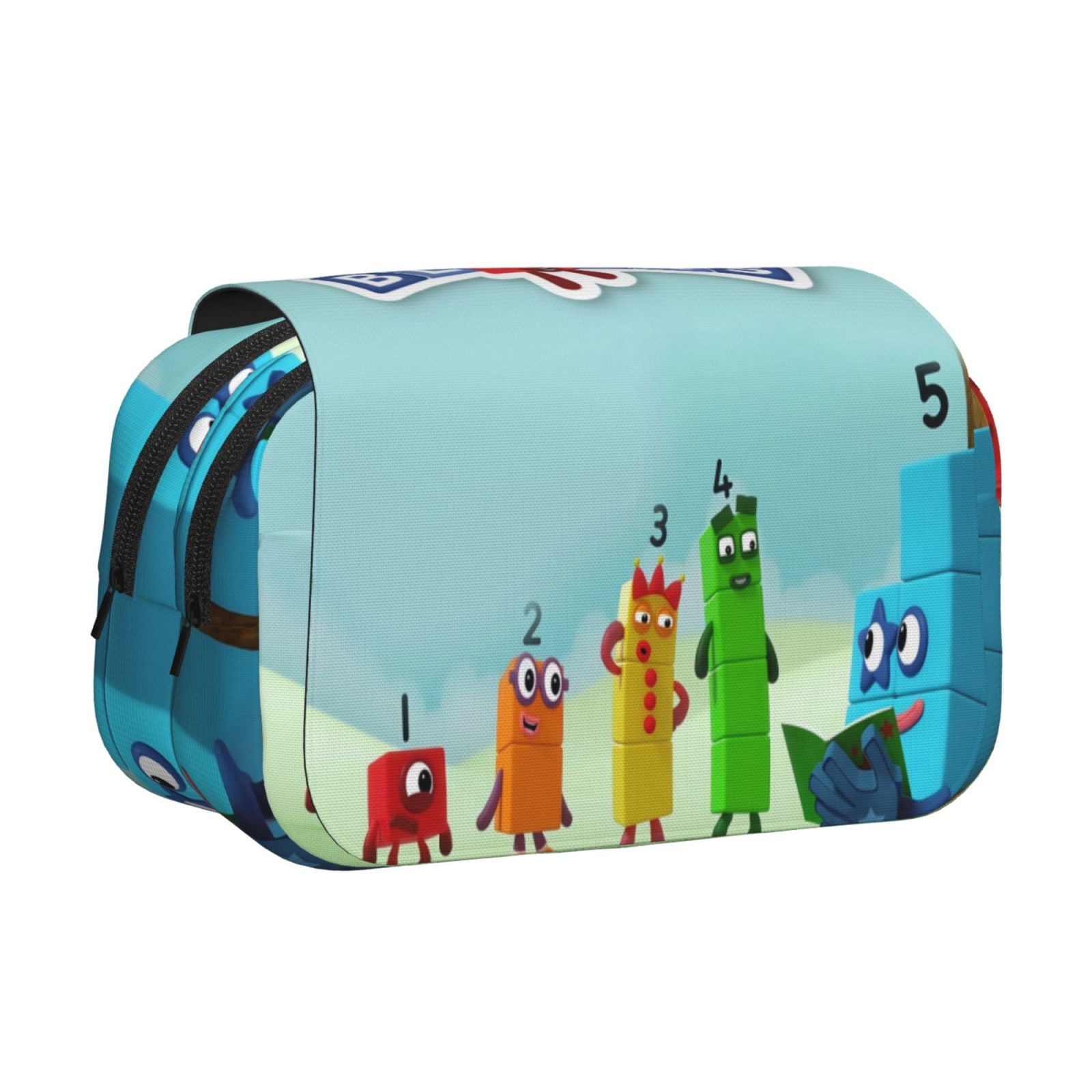Number Blocks (6) Portable Pouch Pencil Case Box Stationery Organizer ...