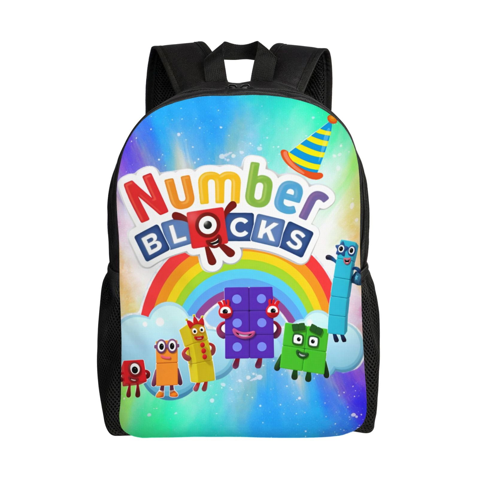 Number Blocks Backpack Casual Daypack for Weekender Business Hiking ...