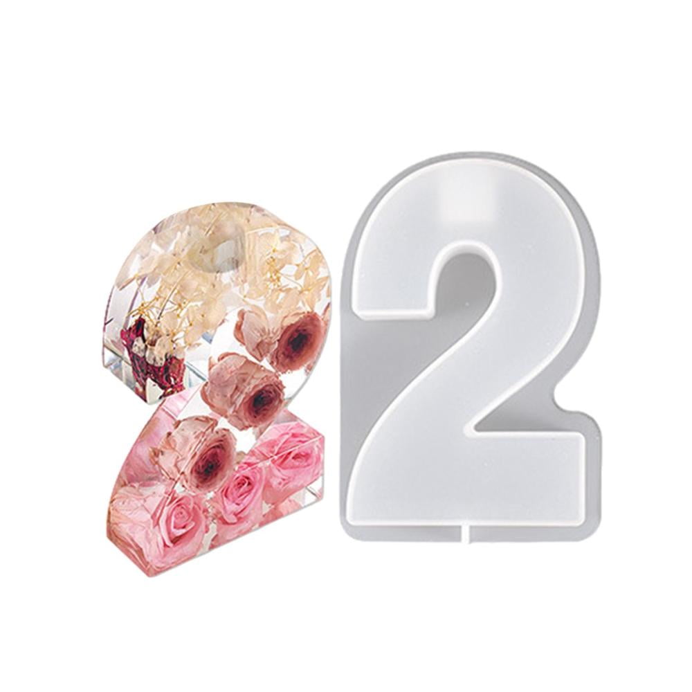 Number Candle Holder Resin Molds | Candle Holder Plaster Resin Mould ...