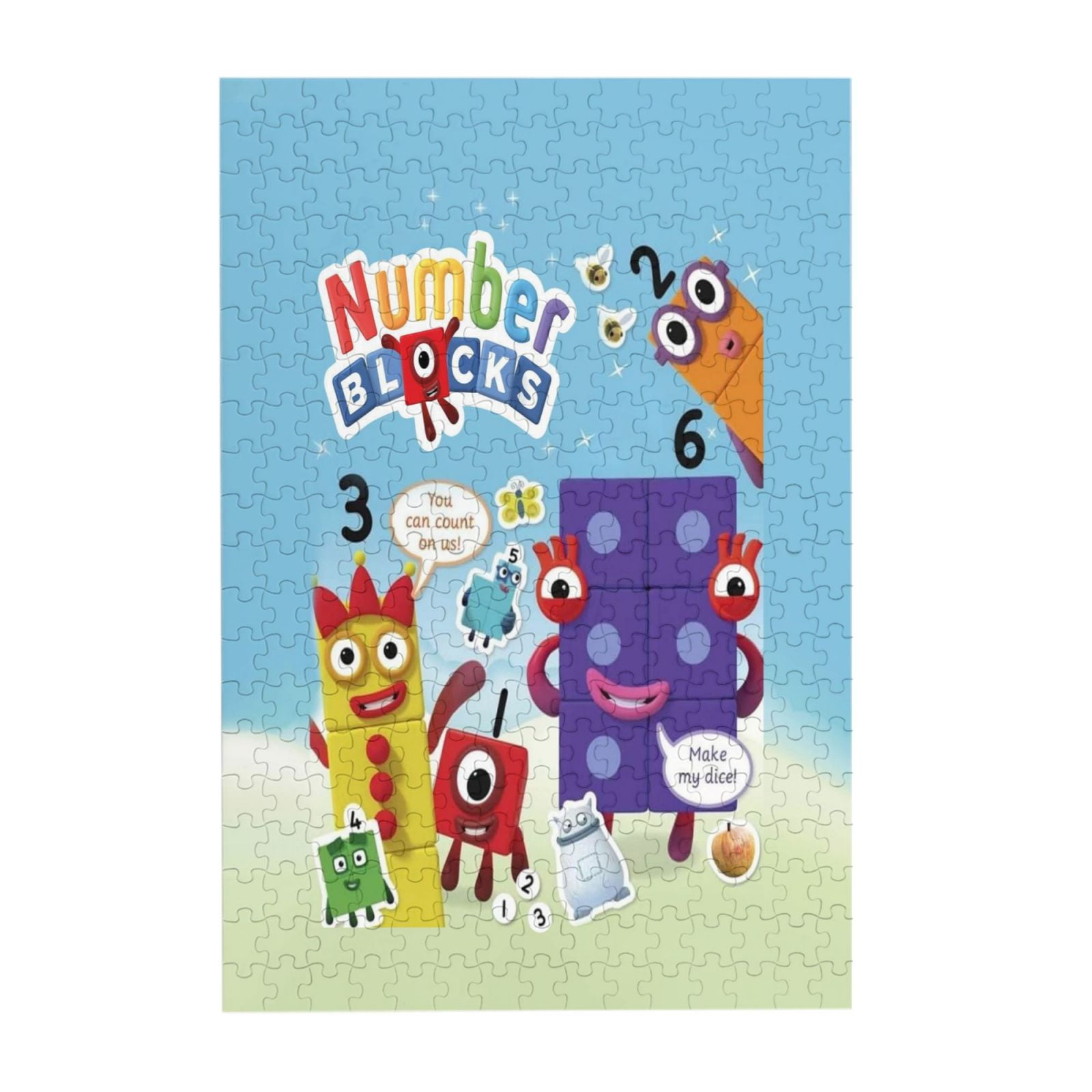 Number Cartoon Show Block Jigsaw Puzzles Novelty Jigsaw Puzzle Cartoon ...