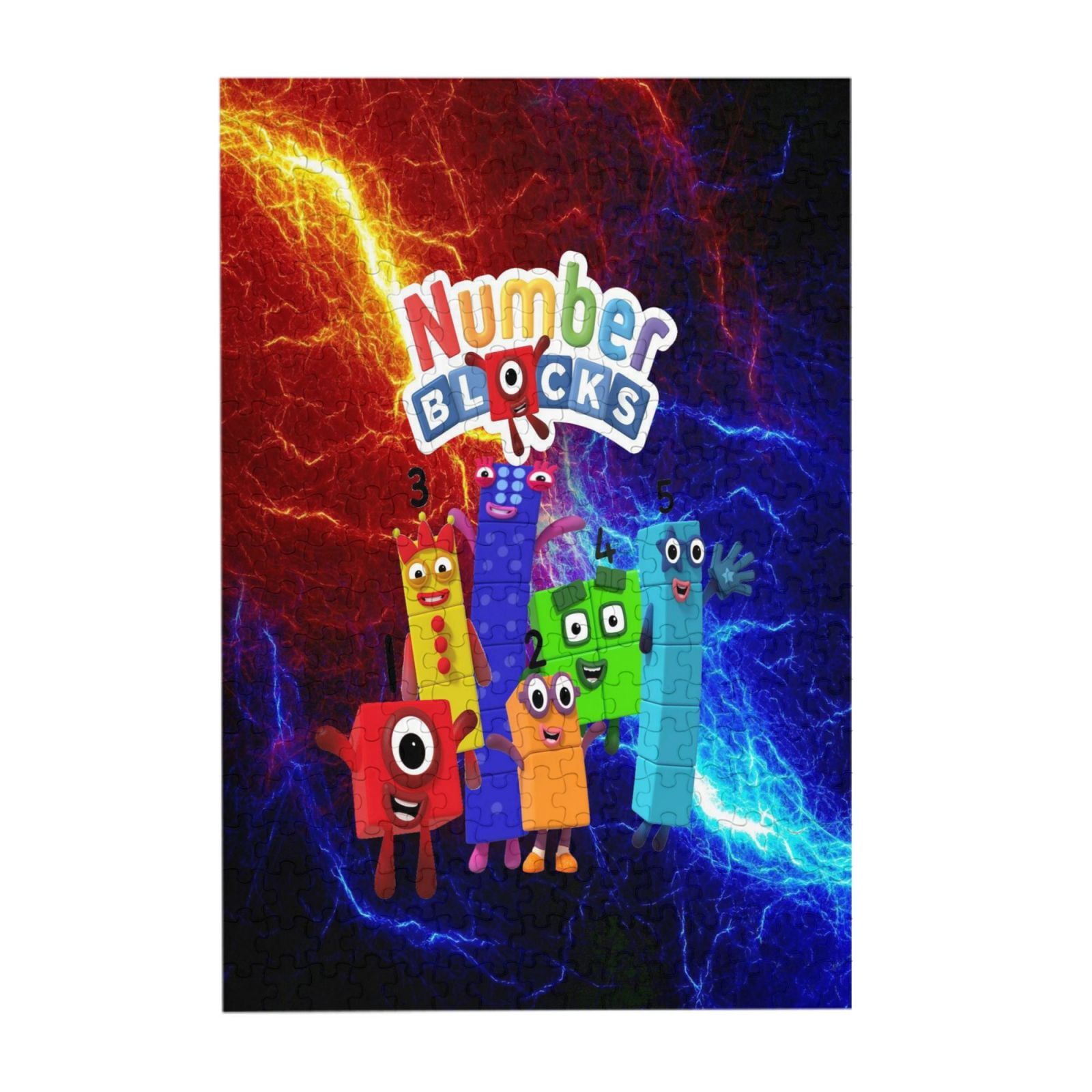 Number Cartoon Show Block Jigsaw Puzzles Novelty Jigsaw Puzzle Cartoon ...