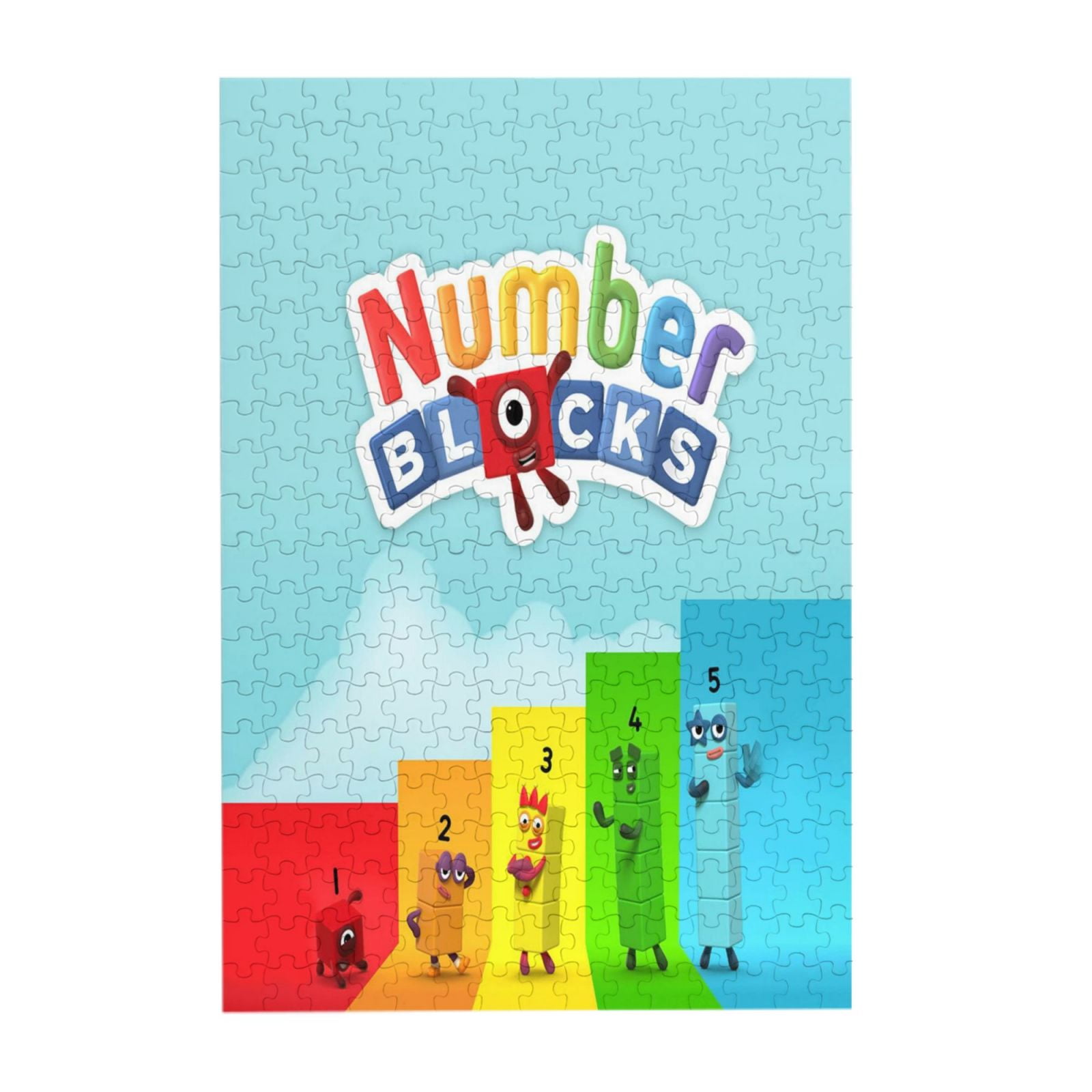 Number Cartoon Show Block Jigsaw Puzzles Novelty Jigsaw Puzzle Cartoon ...