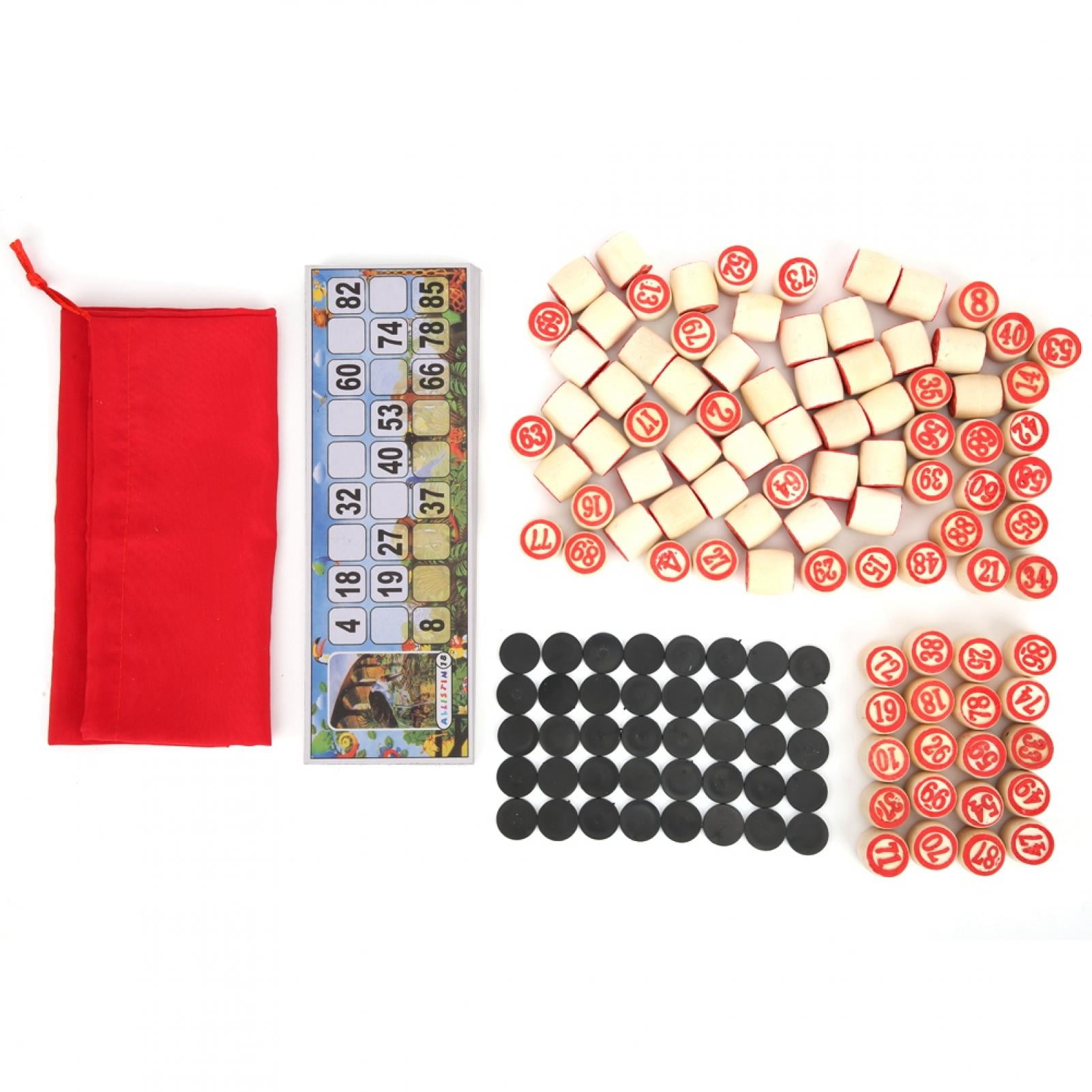 Number Chess Toy Wooden Desktop Family Number Chess Board Game with ...