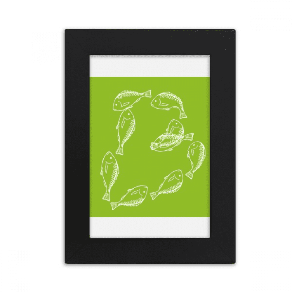 Number Combination Fish Letters Desktop Photo Frame Picture Display Art ...