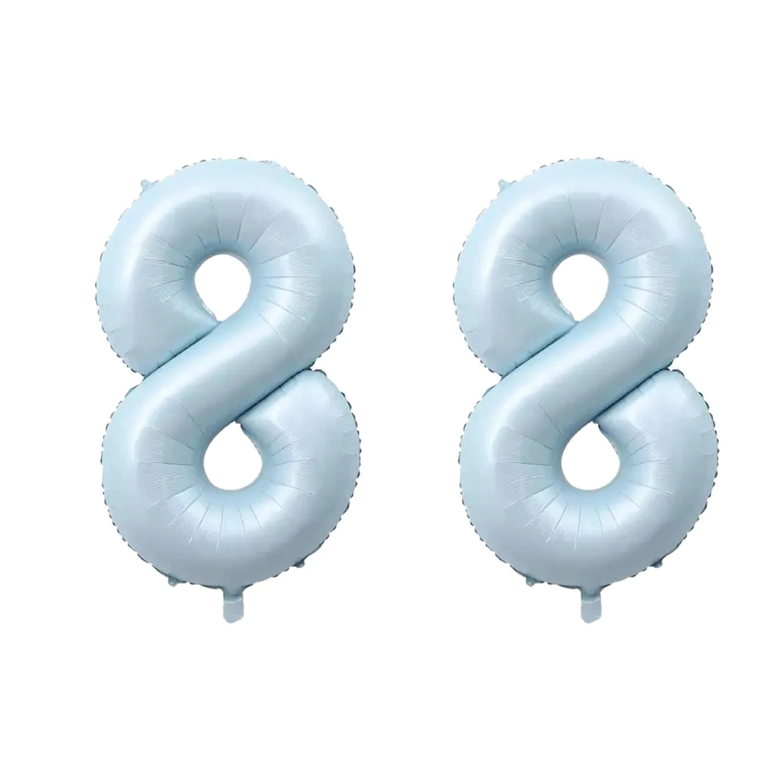 Number Eighty Eight Balloon Pastel Blue Sky Blue Light Blue 32" Large ...
