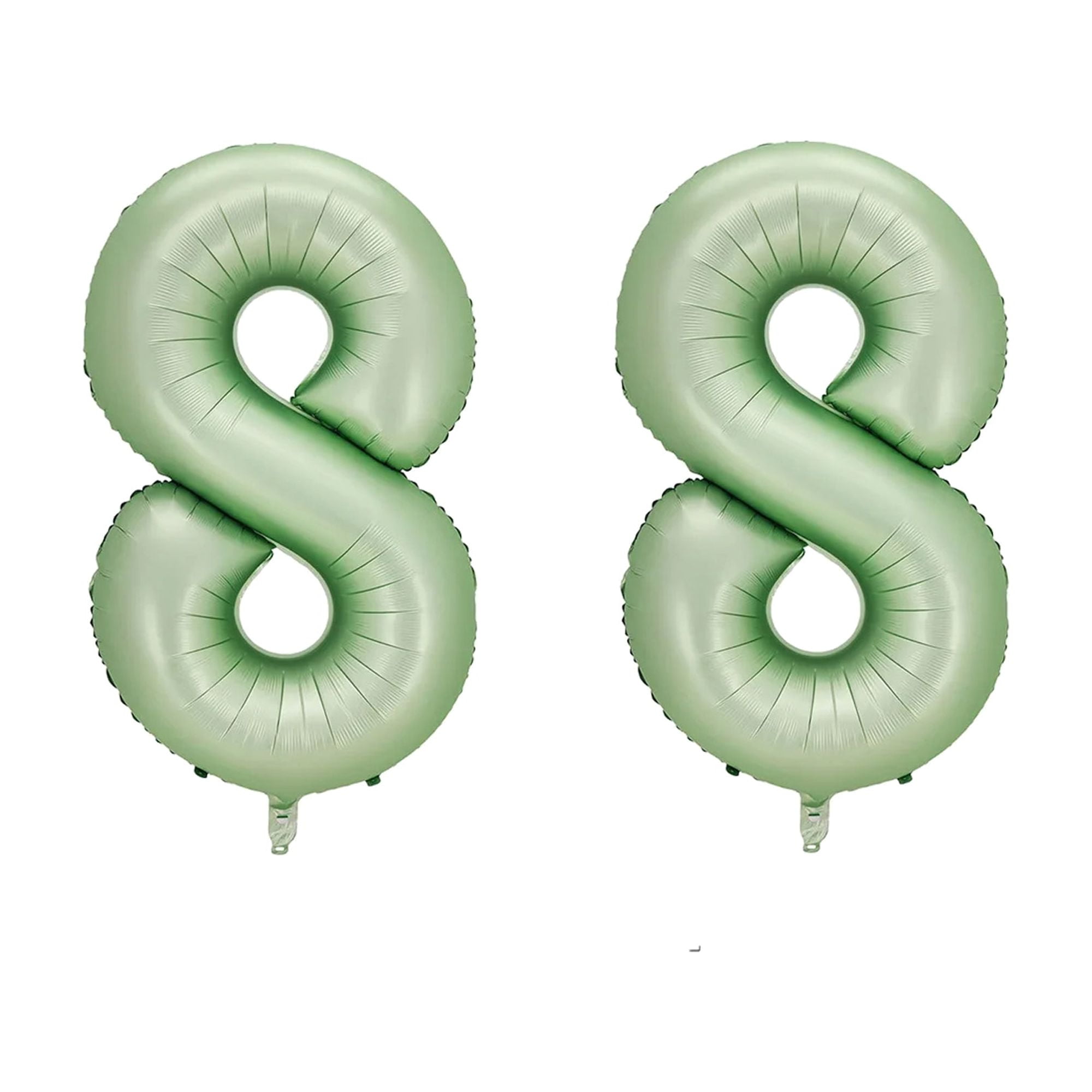 Number Eighty Eight Balloon Pastel Sage Green Number 88 Balloon 32 ...