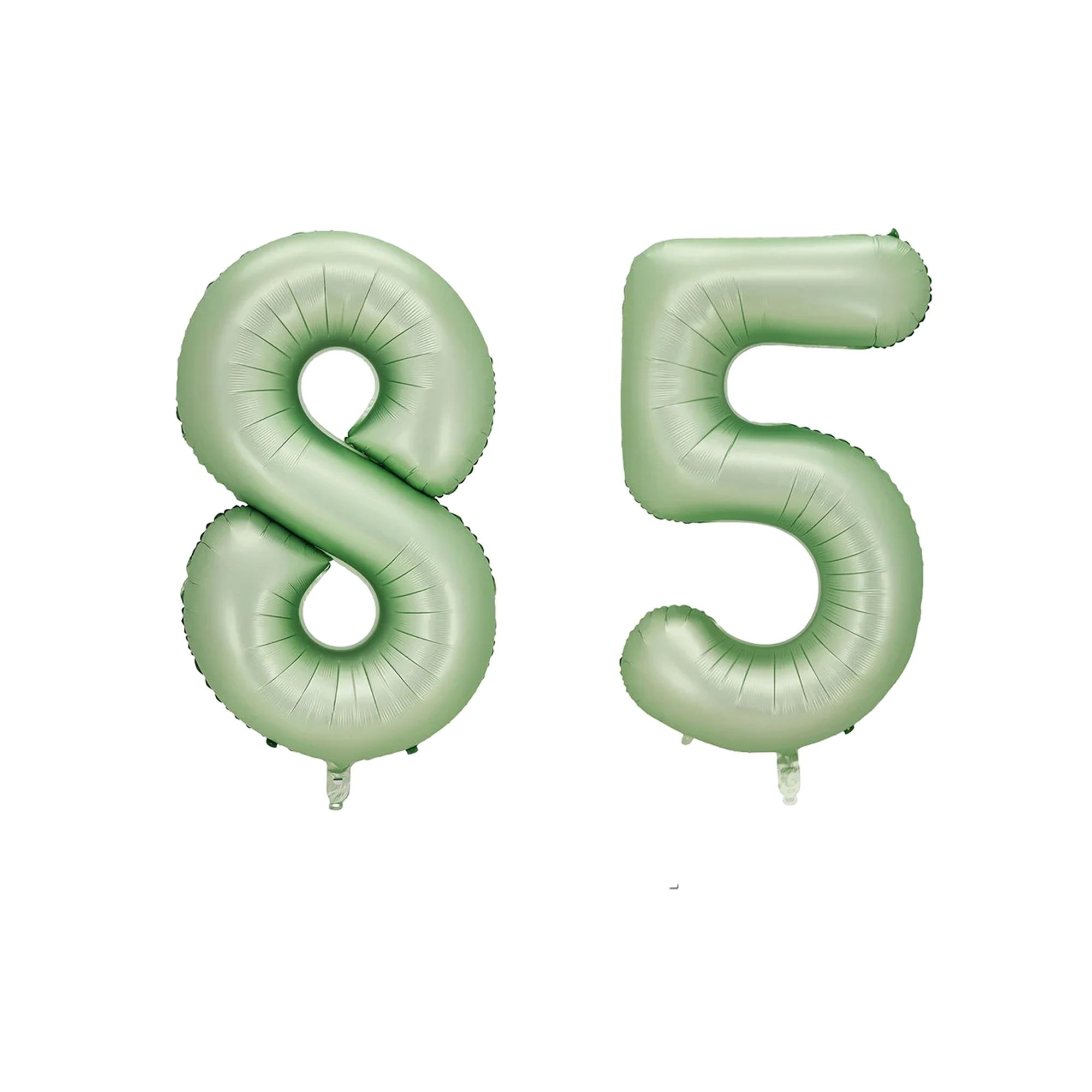 Number Eighty Five Balloon Pastel Sage Green Number 85 Balloon 32 ...