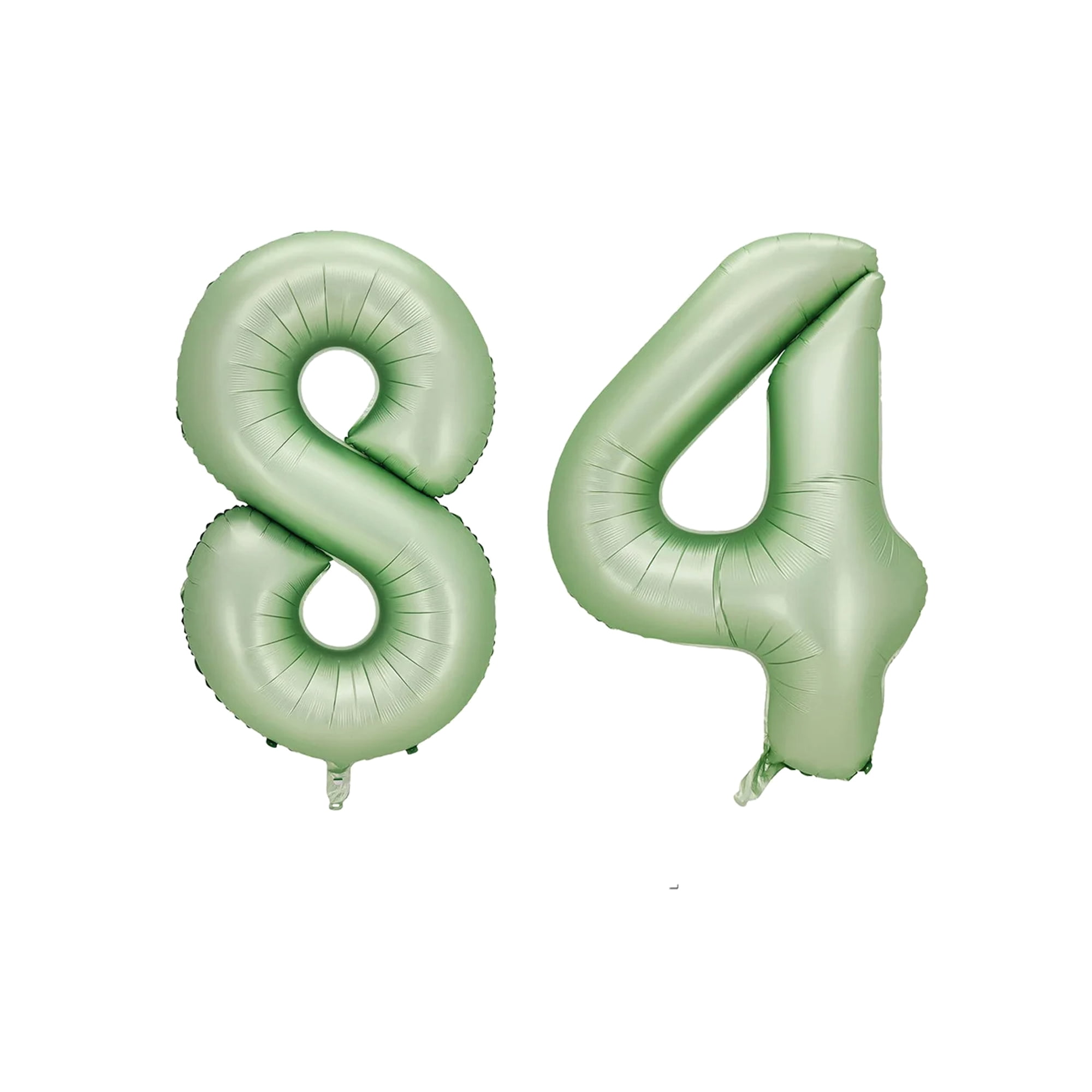 Number Eighty Four Balloon Pastel Sage Green Number 84 Balloon 32 ...
