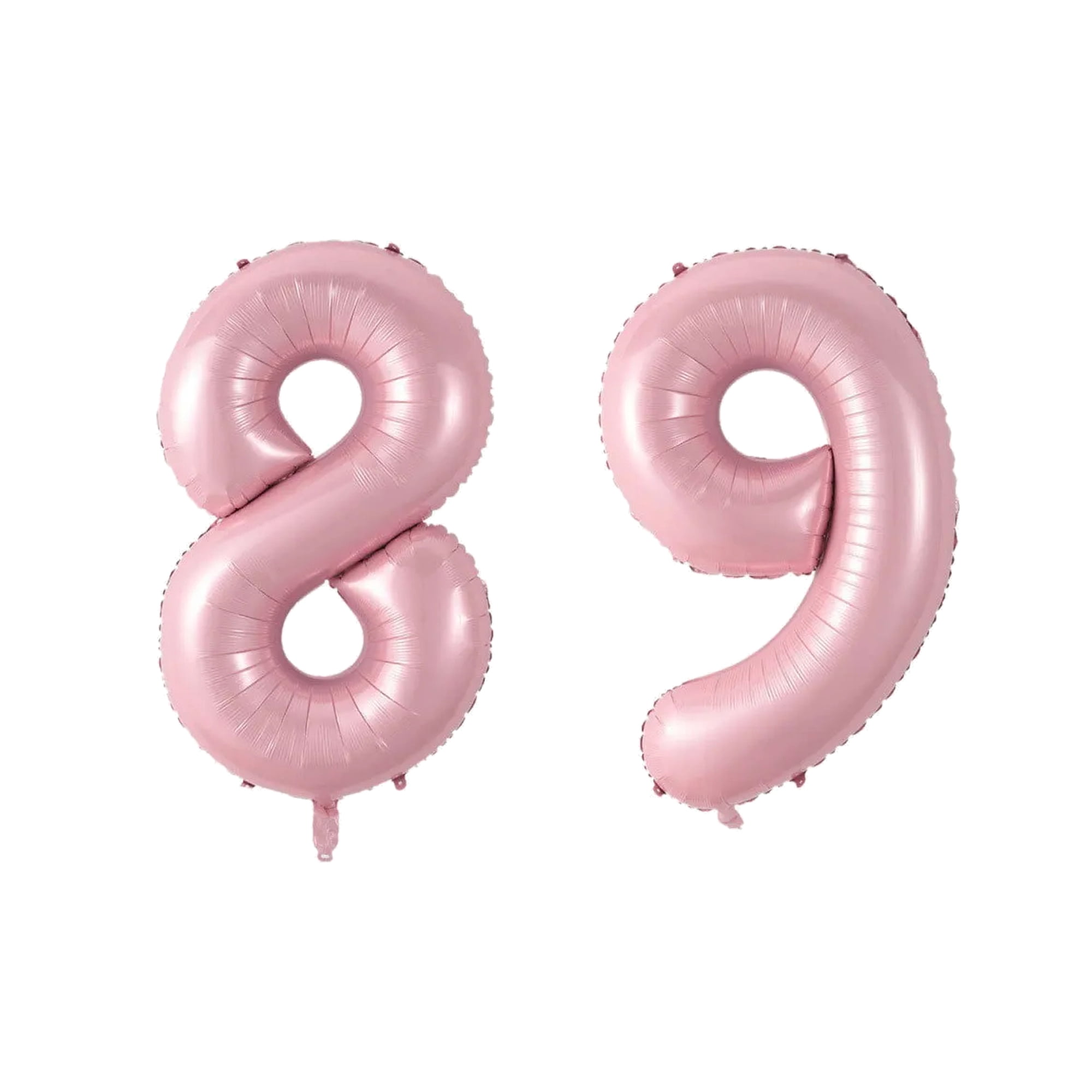 Number Eighty Nine Balloon Soft Pastel Pink Number 89 Balloon 32" Large ...