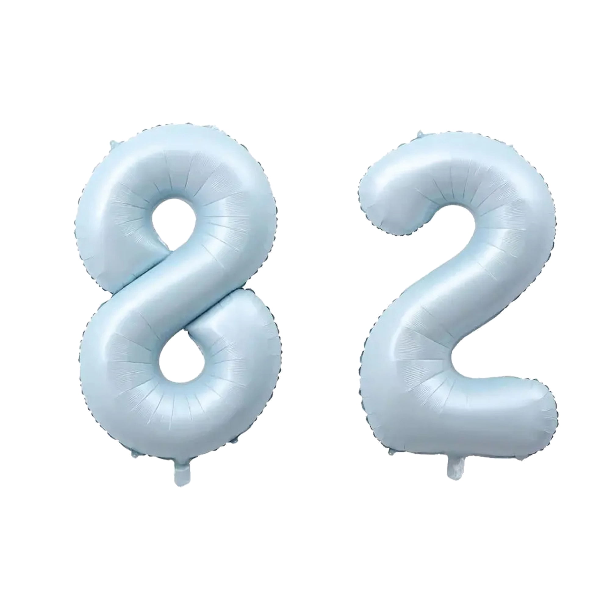 Number Eighty Two Balloon Pastel Blue Sky Blue Light Blue 32" Large ...