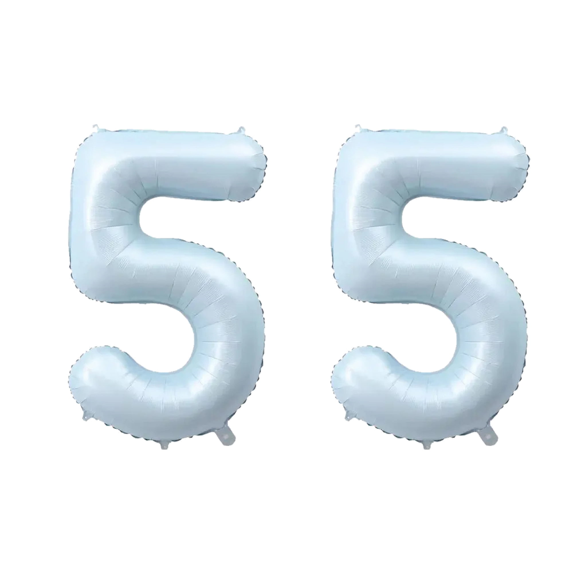 Number Fifty Five Balloon Pastel Blue Sky Blue Light Blue 32" Large ...