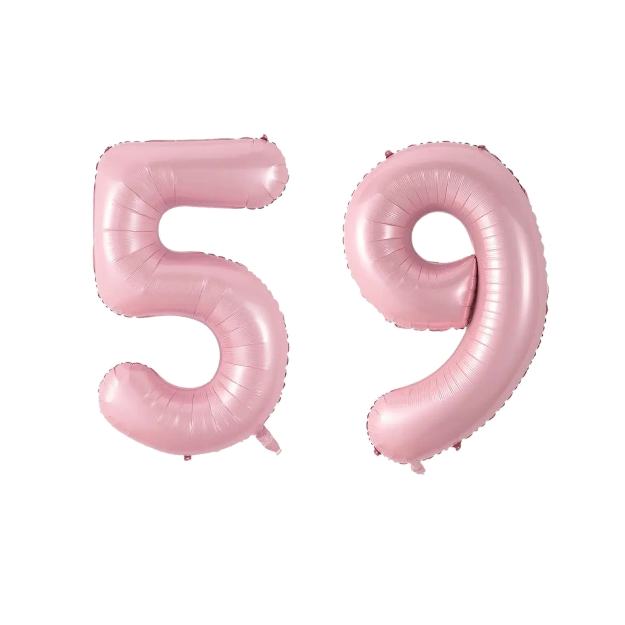 Number Fifty Nine Balloon Soft Pastel Pink Number 59 Balloon 32" Large ...