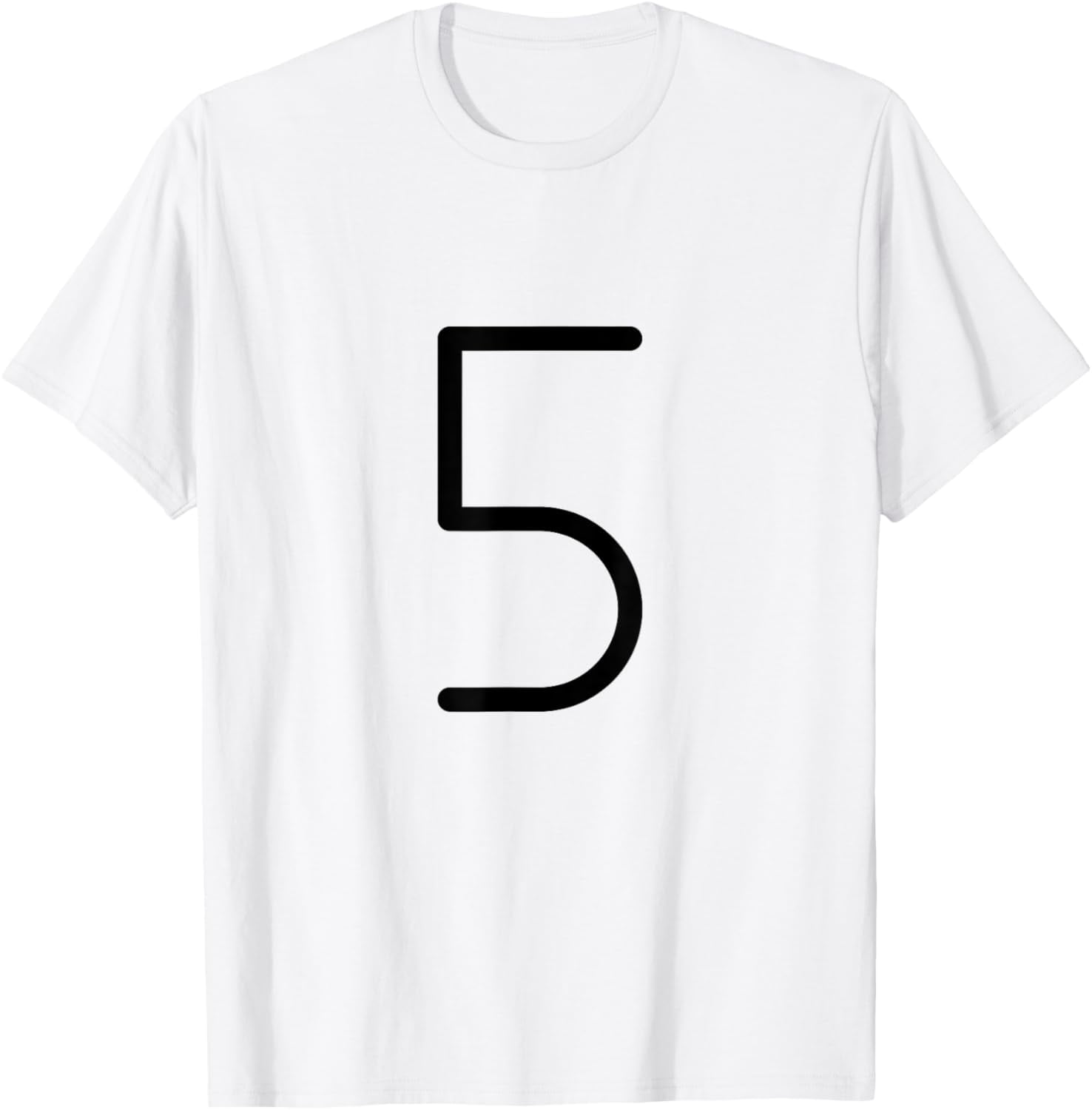 Number Five Costume T-Shirt men and women can wear, black, white, gifts ...