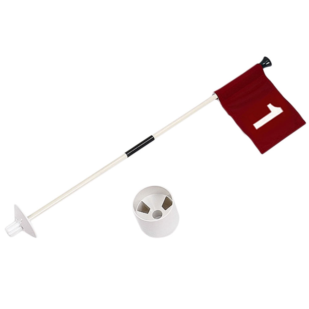 Number Flag and Pole Golf Targets for Backyard Putting Green Cups Flags ...