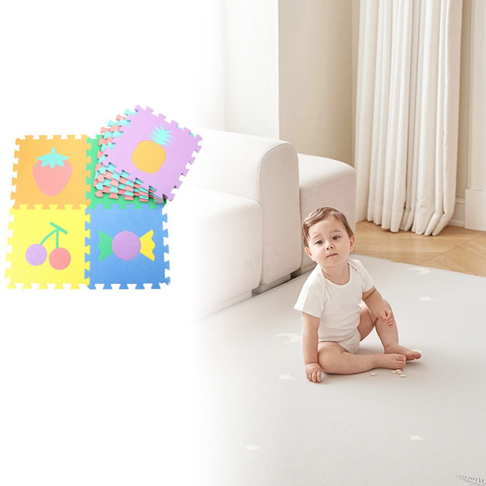 Number Floor Mat Puzzle Letter Foam Baby Crawling Mat Foam Mat Children ...