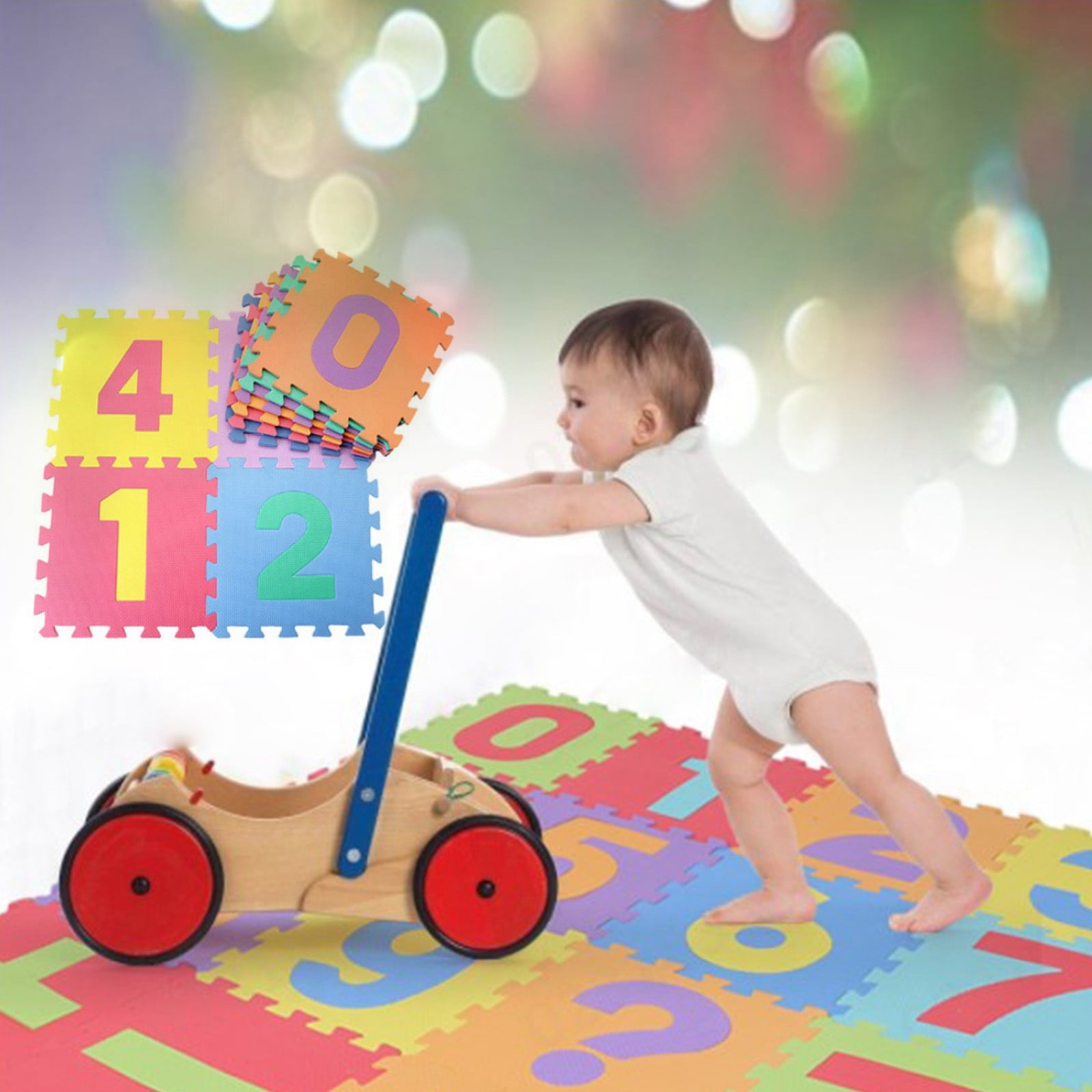 Number Floor Mat Puzzle Letter Foam Baby Baby Fridge Farm Animals Girls ...