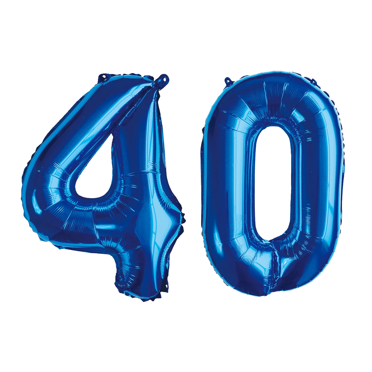 Number Forty Blue Balloon, 32" Foil Mylar, 40Th Celebration Party Age ...