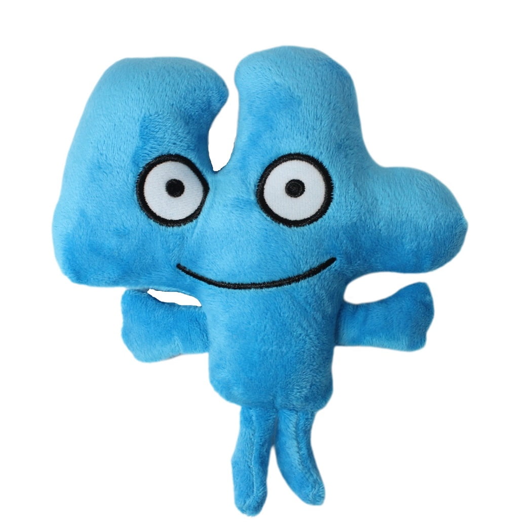 Number Island Dream Dolls: BFDI One Two Four X Plush Figure Set ...