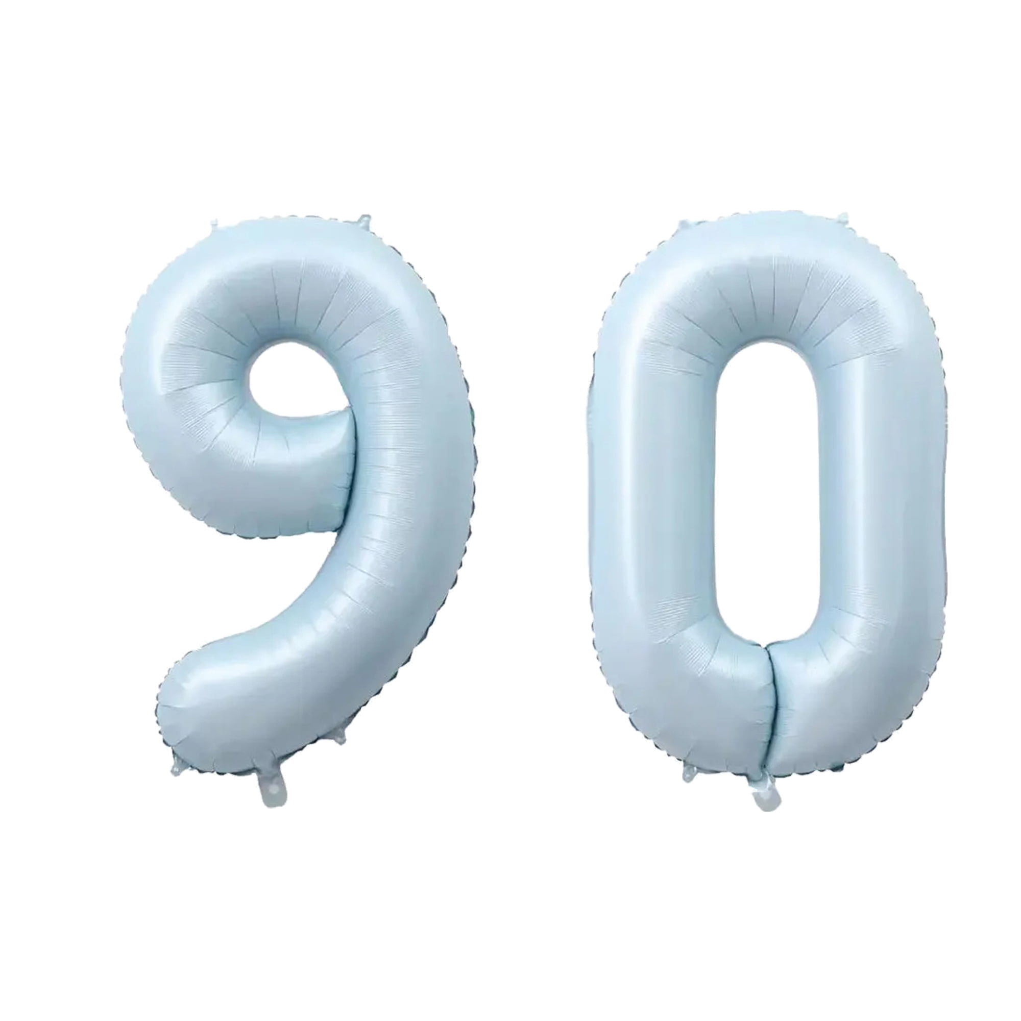 Number Ninety Balloon Pastel Blue Sky Blue Light Blue 32" Large Party ...
