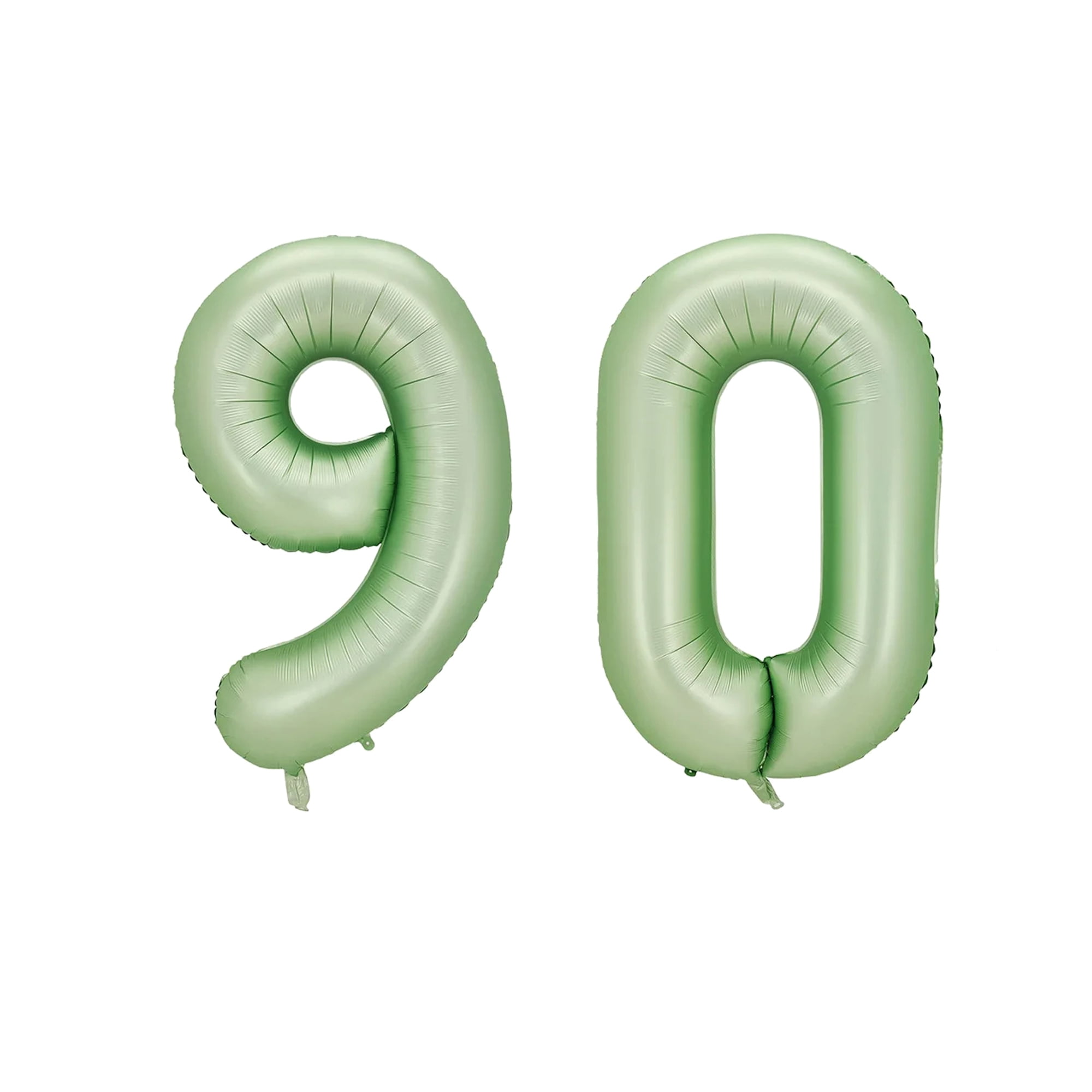 Number Ninety Balloon Pastel Sage Green Number 90 Balloon 32" Large ...