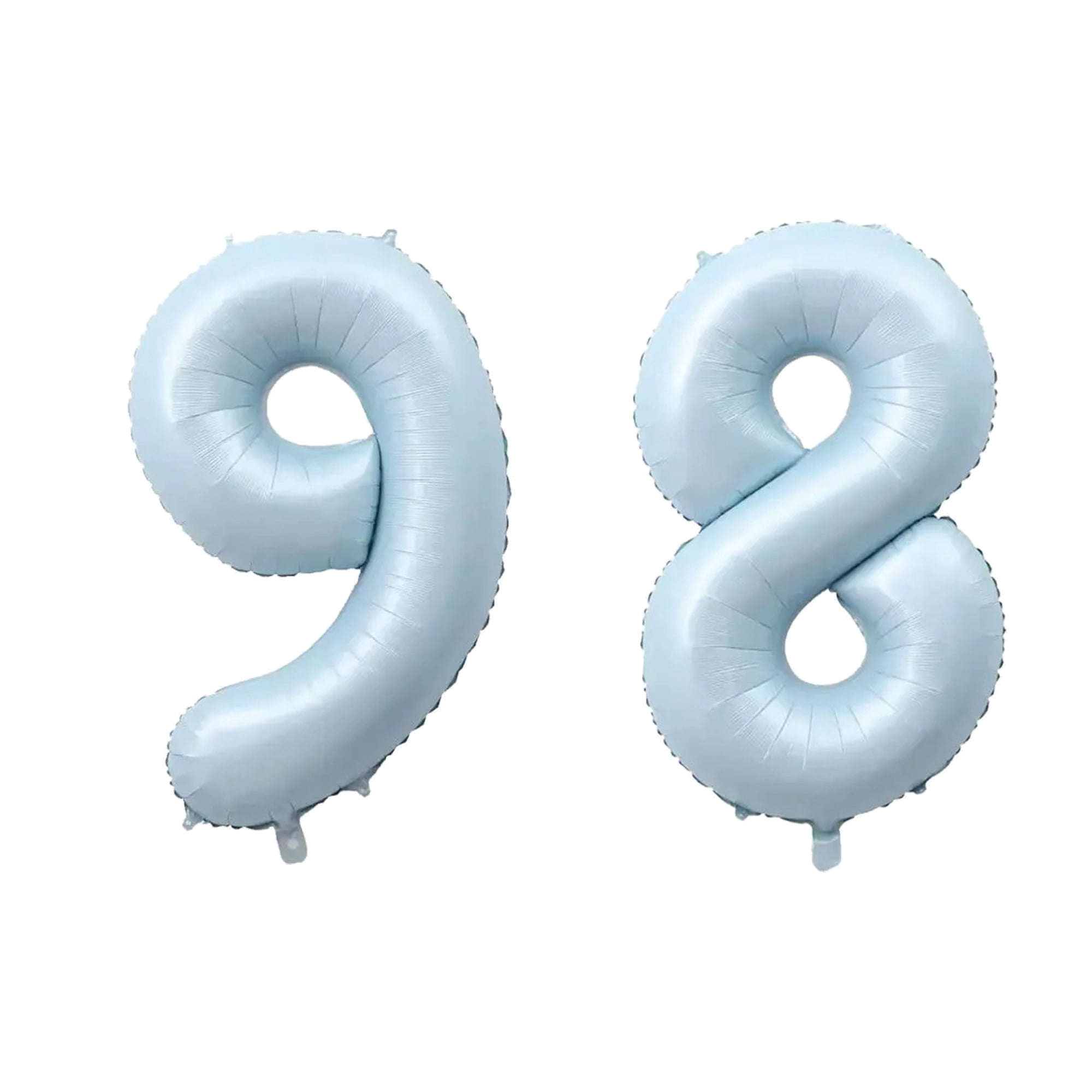 Number Ninety Eight Balloon Pastel Blue Sky Blue Light Blue 32" Large ...