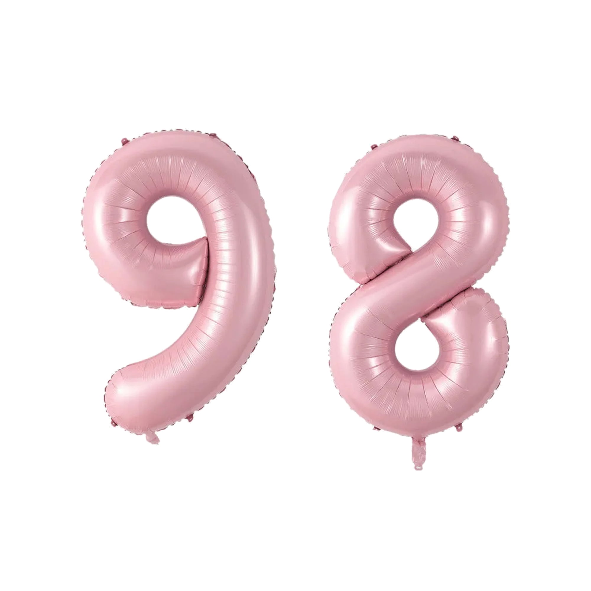 Number Ninety Eight Balloon Soft Pastel Pink Number 98 Balloon 32 ...