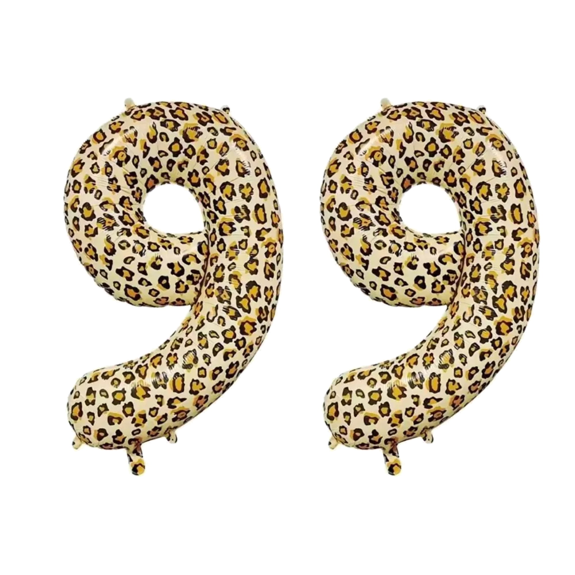 Number Ninety Nine Balloon Leopard Print Number 99 Balloon 32" Large ...
