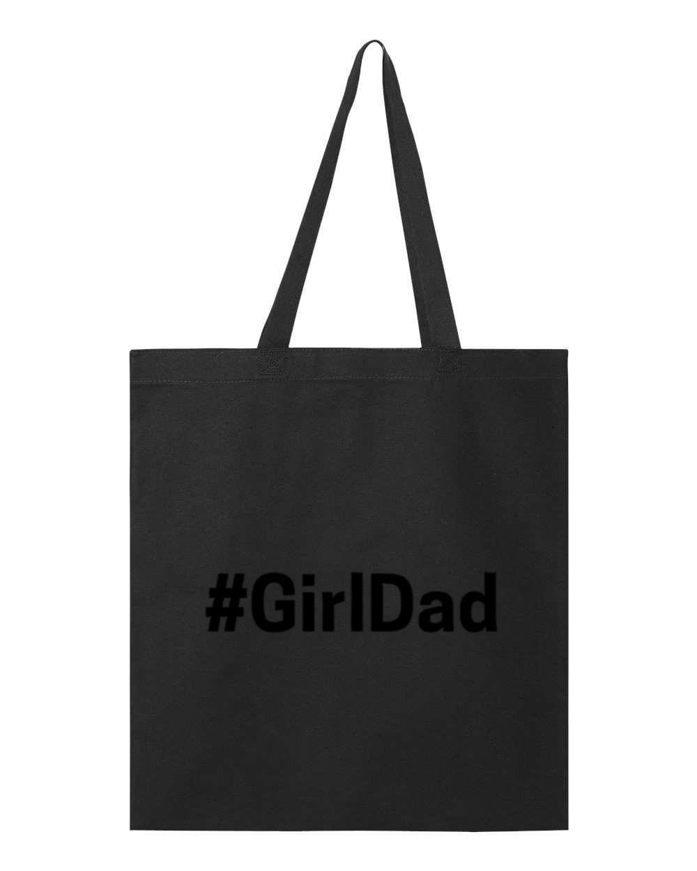 Number One #1 Girl Dad Funny Father Of Daughters Tote Bag - Walmart.com