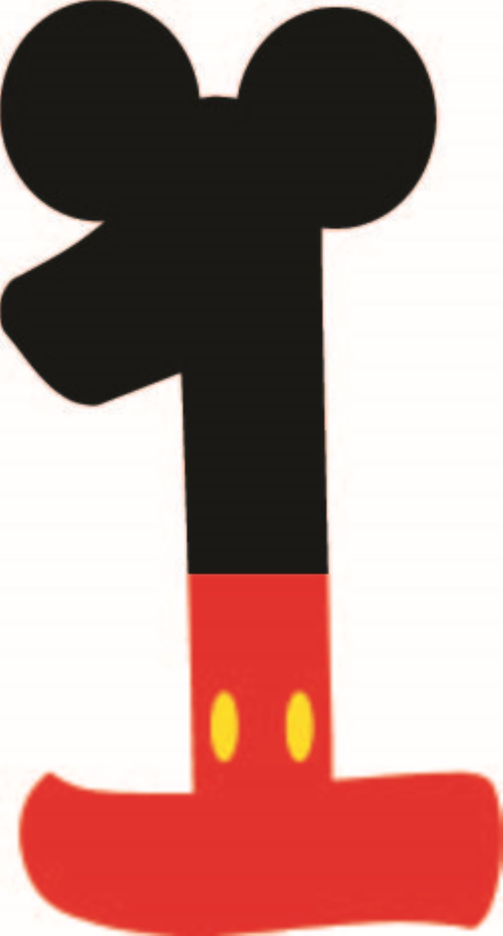 Number One Cartoon Character Cartoons Decors Wall Sticker Art Design ...