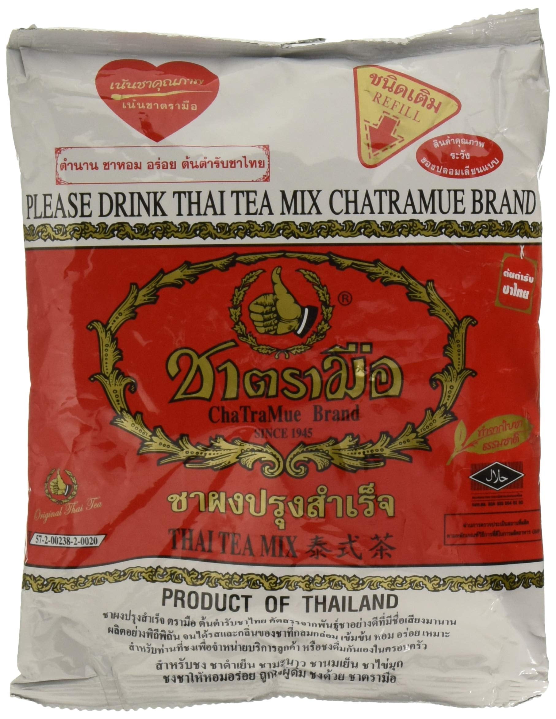 Number-One Chatramue Original Thai Iced Tea Mix 400G Bag, Pack Of 1 ...