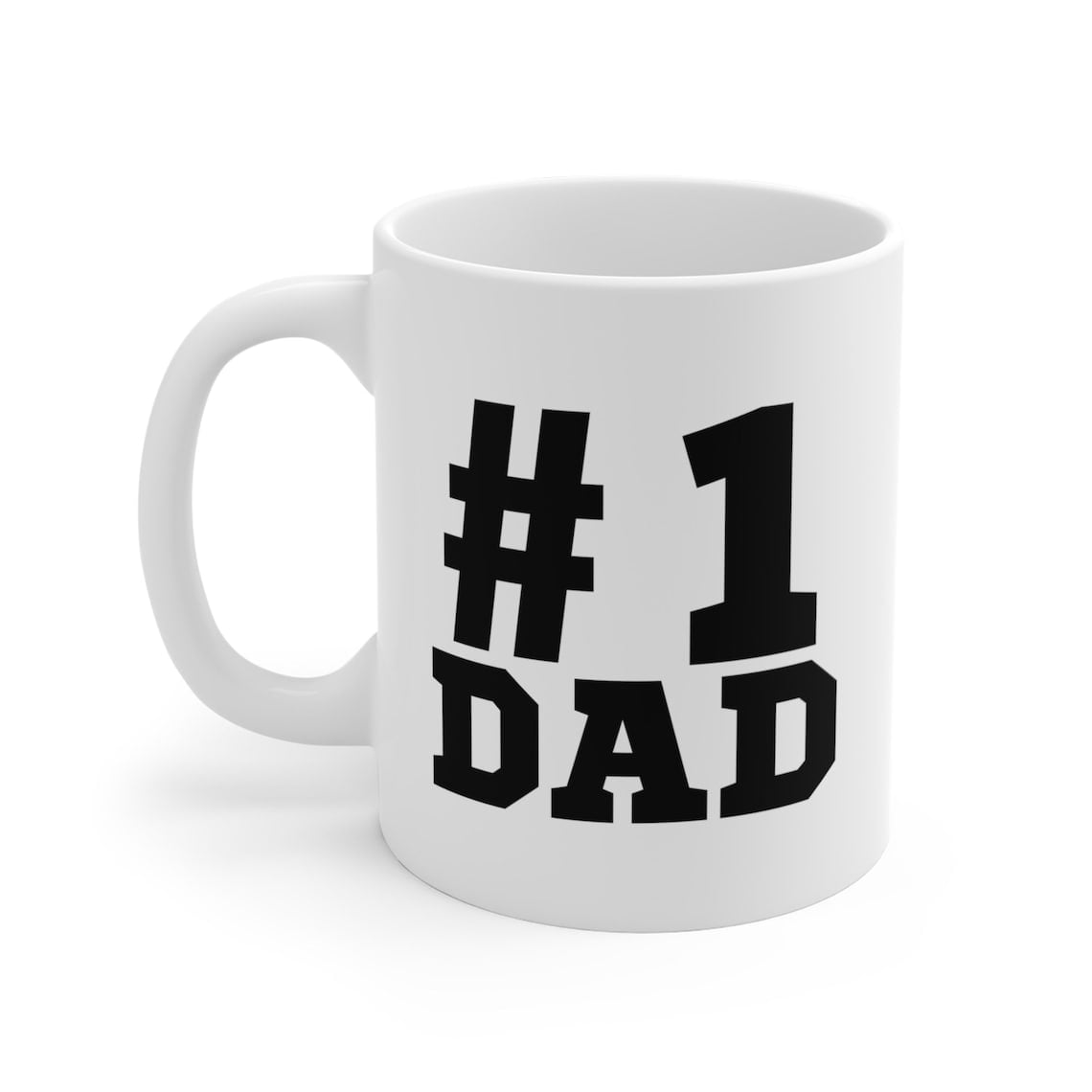 Number One Dad Mug for Father's Day Celebration and Everyday ...