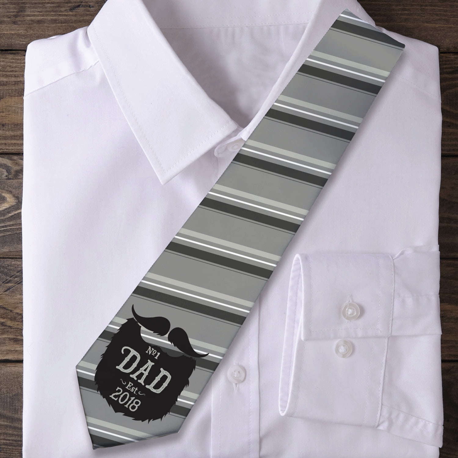 Number One Dad Personalized Father's Day Beard Tie - Walmart.com