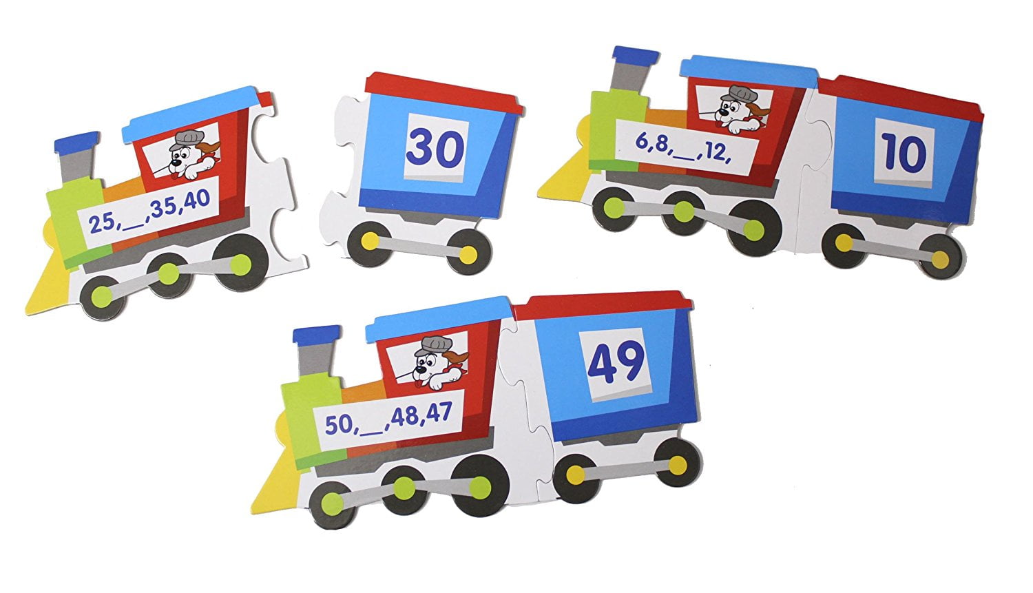 Number Patterns and Skip Counting Train Puzzle - Early Childhood ...
