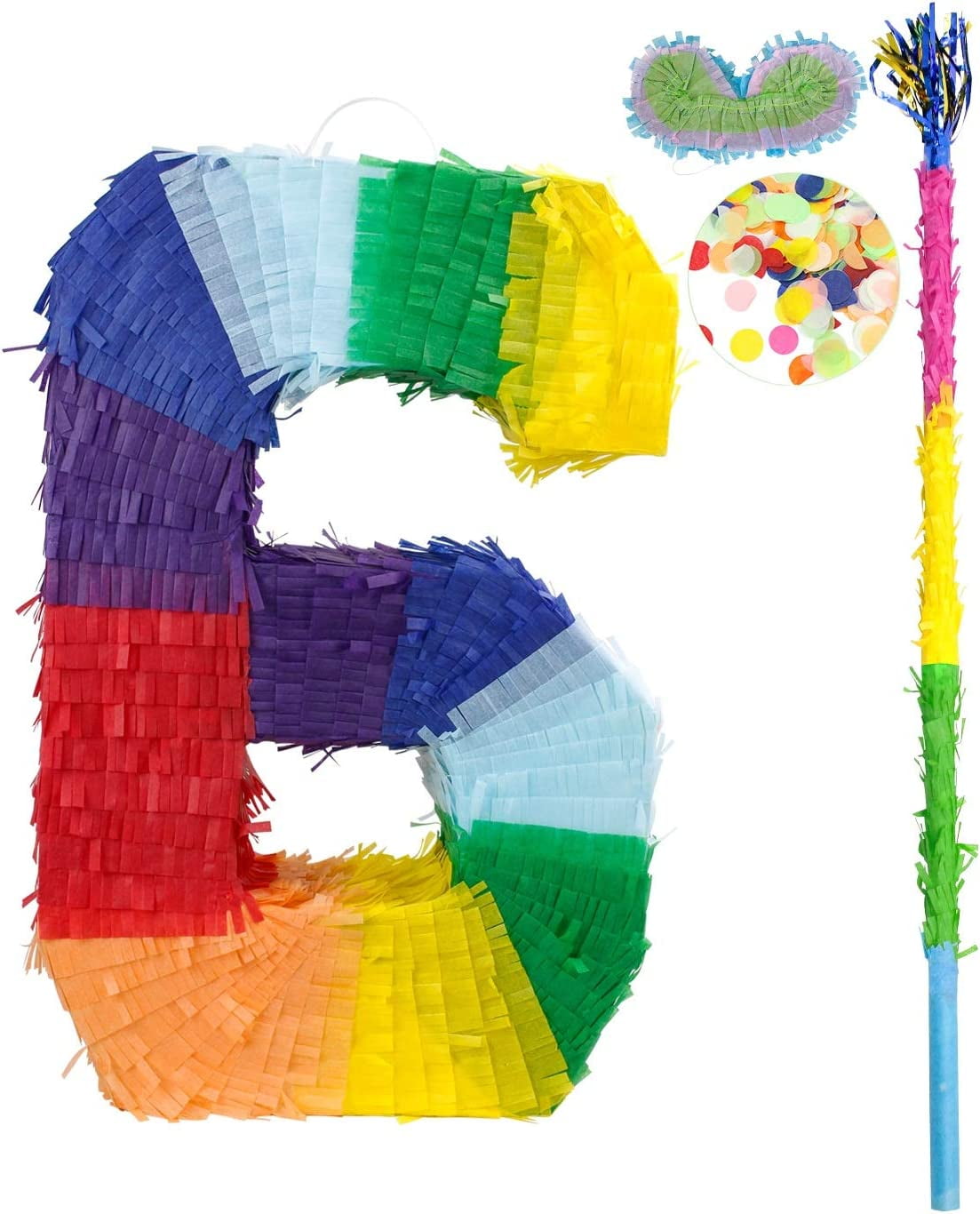 Number Pinata Small Pinata for Birthday Anniversary Celebration ...