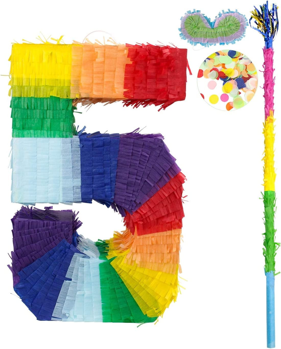 Number Pinata Small Pinata for Birthday Anniversary Celebration ...