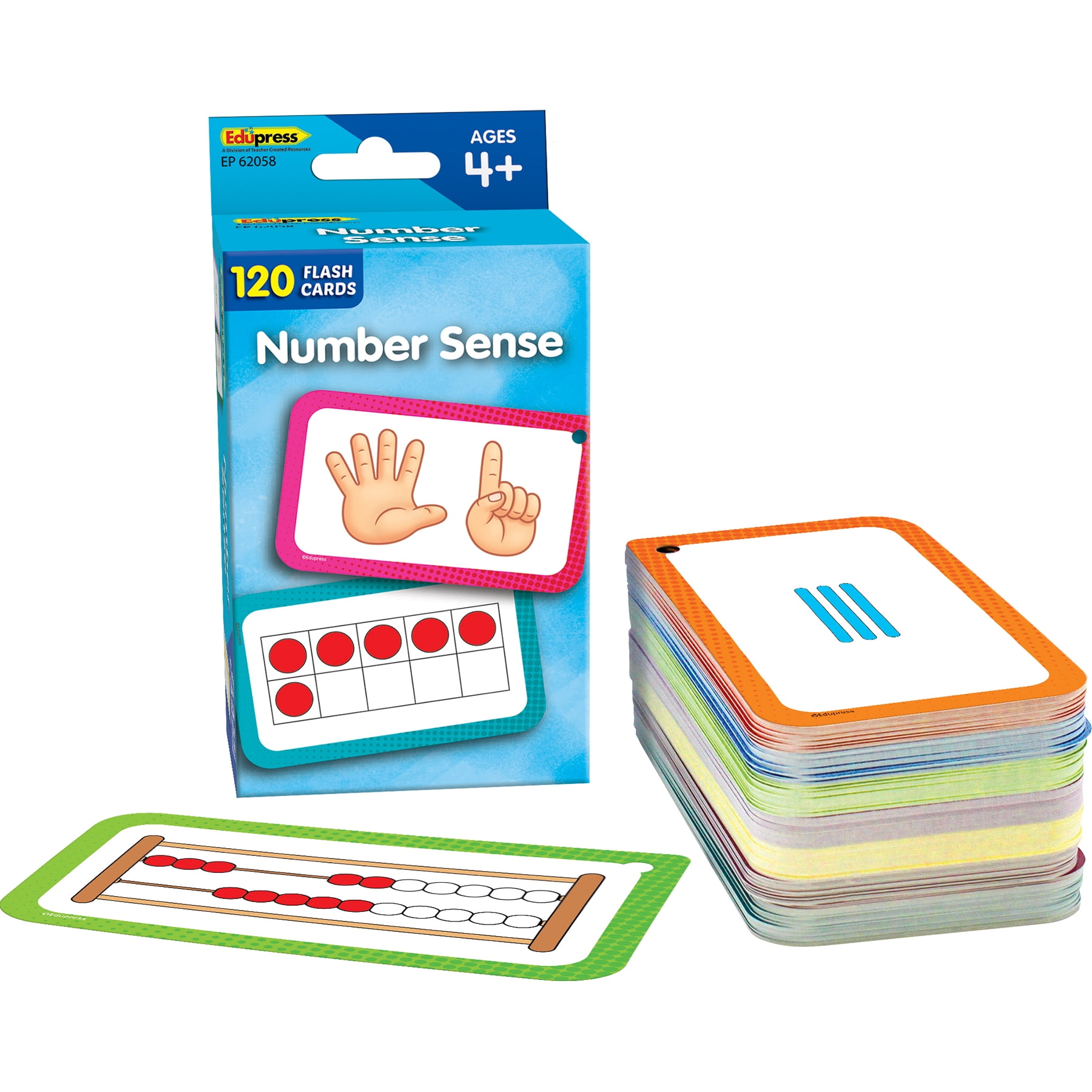 Teacher Created Resources Number Sense Flash Cards - Walmart.com