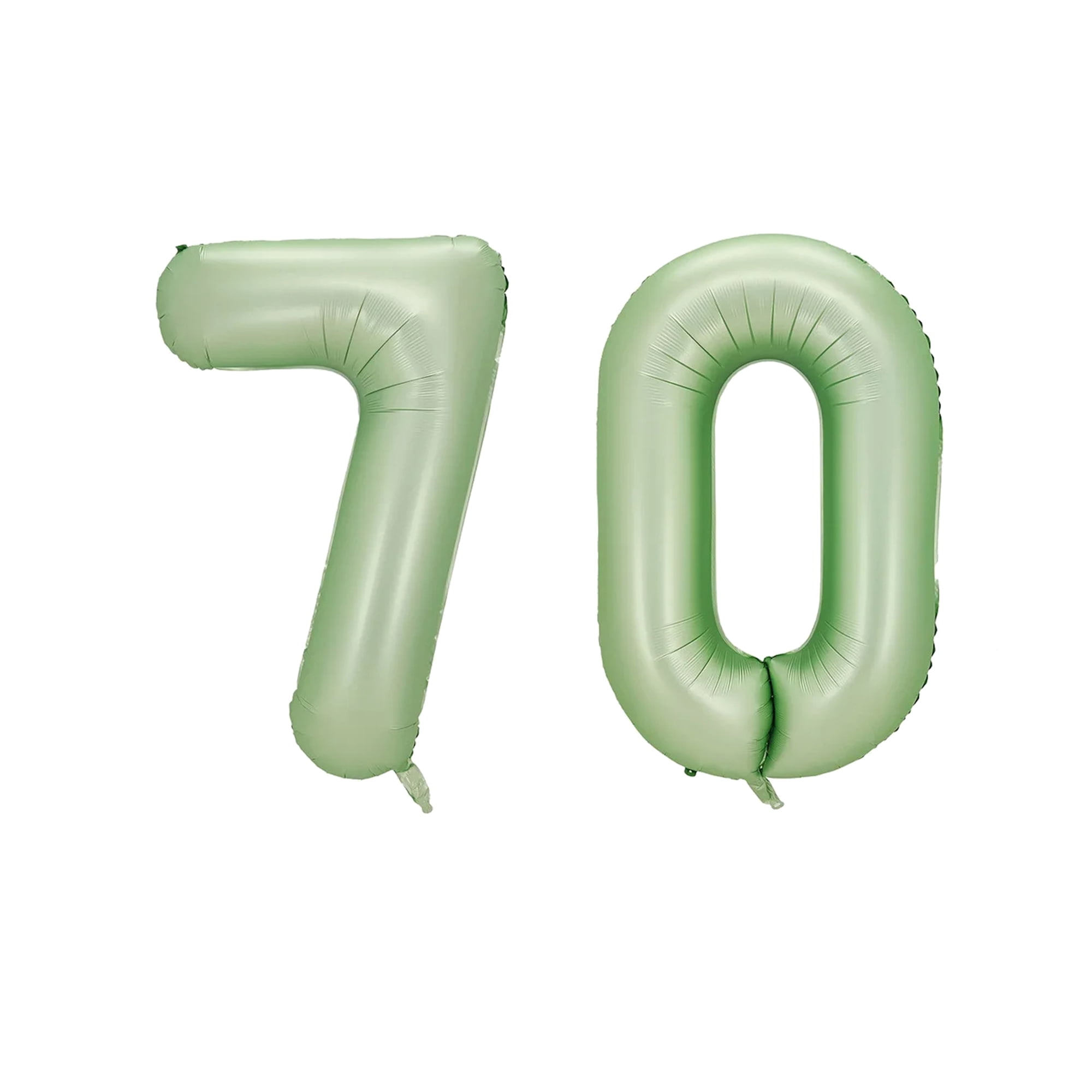 Number Seventy Balloon Pastel Sage Green Number 70 Balloon 32" Large ...