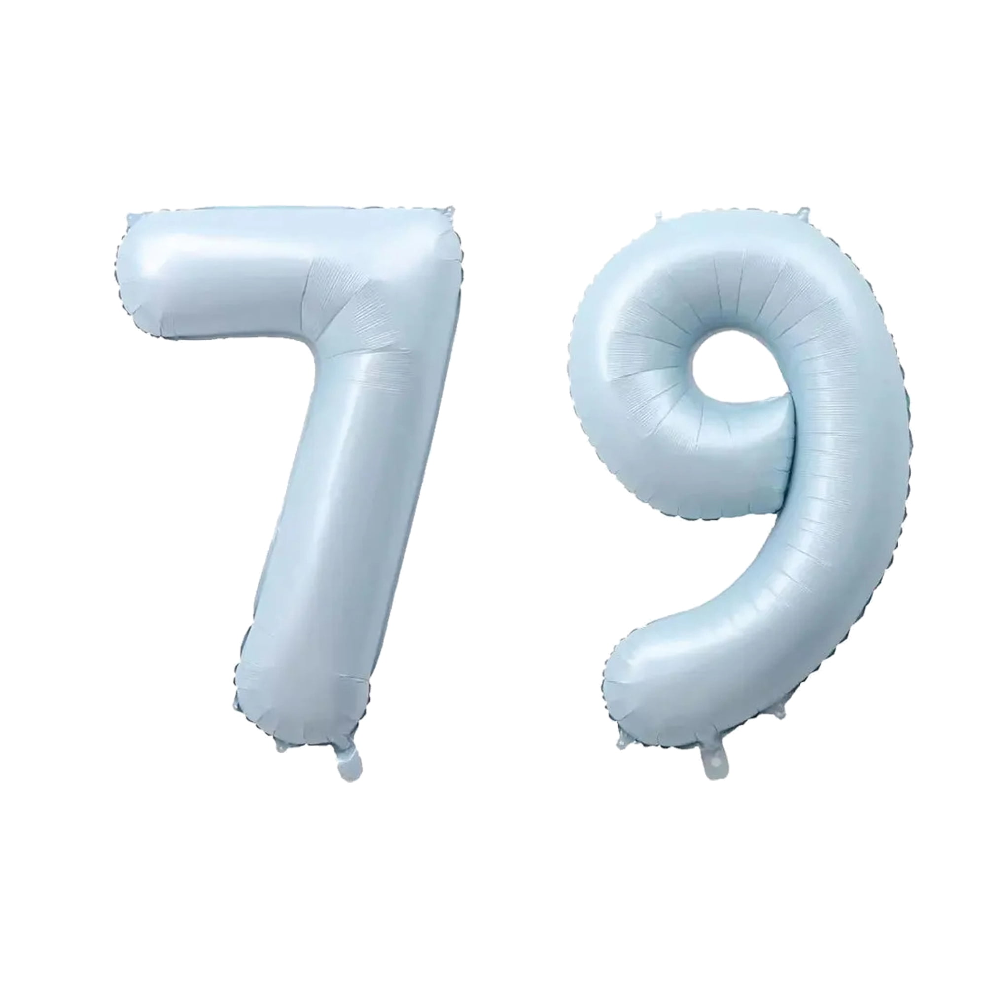 Number Seventy Nine Balloon Pastel Blue Sky Blue Light Blue 32" Large ...