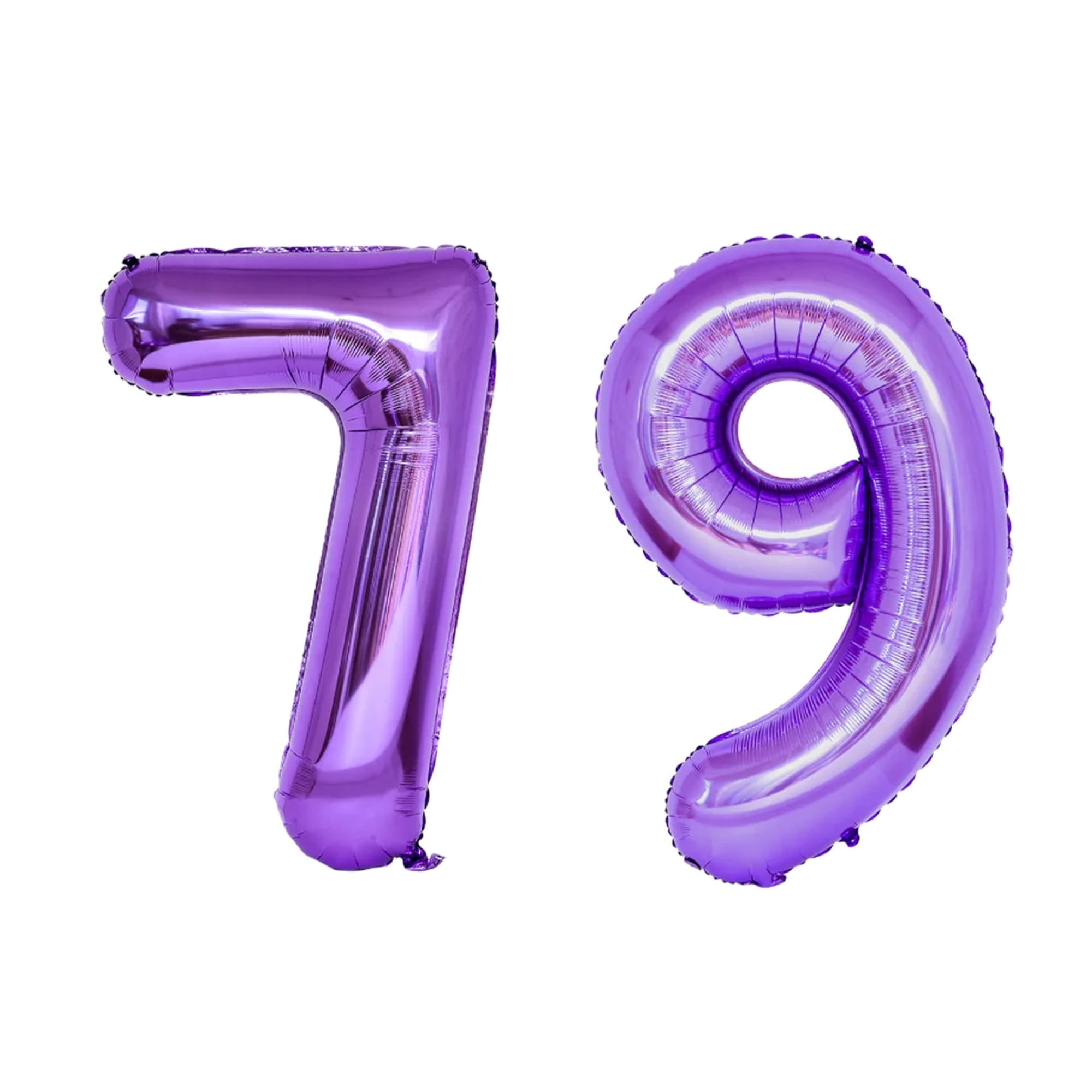 Number Seventy Nine Balloon Purple Number 79 Balloon 32" Large ...