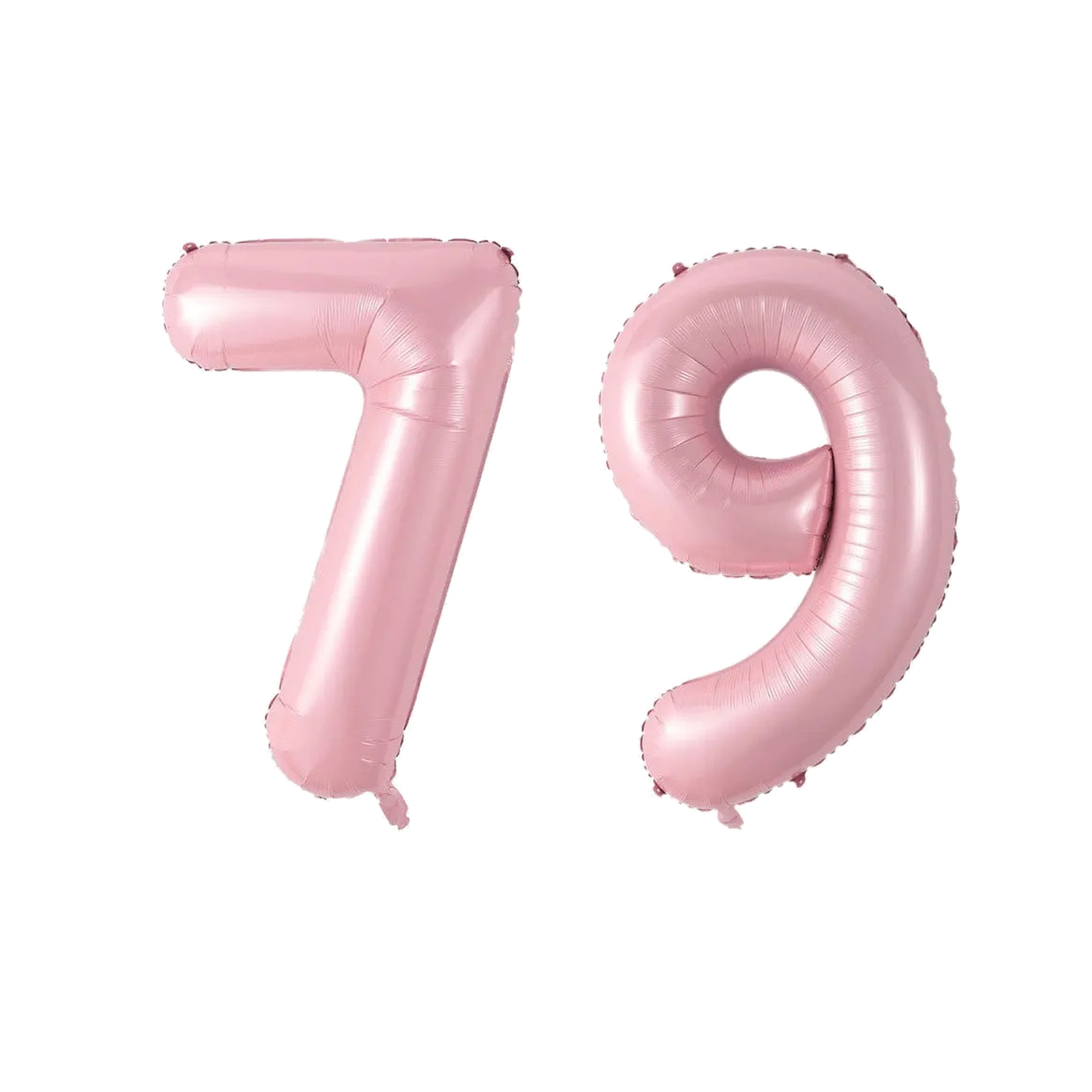 Number Seventy Nine Balloon Soft Pastel Pink Number 79 Balloon 32 ...
