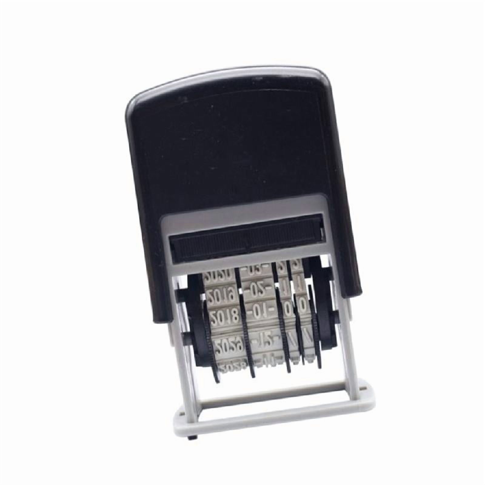 Number Stamp Date Stamp Inking Dater Stamp Adjustable Office Stamp ...