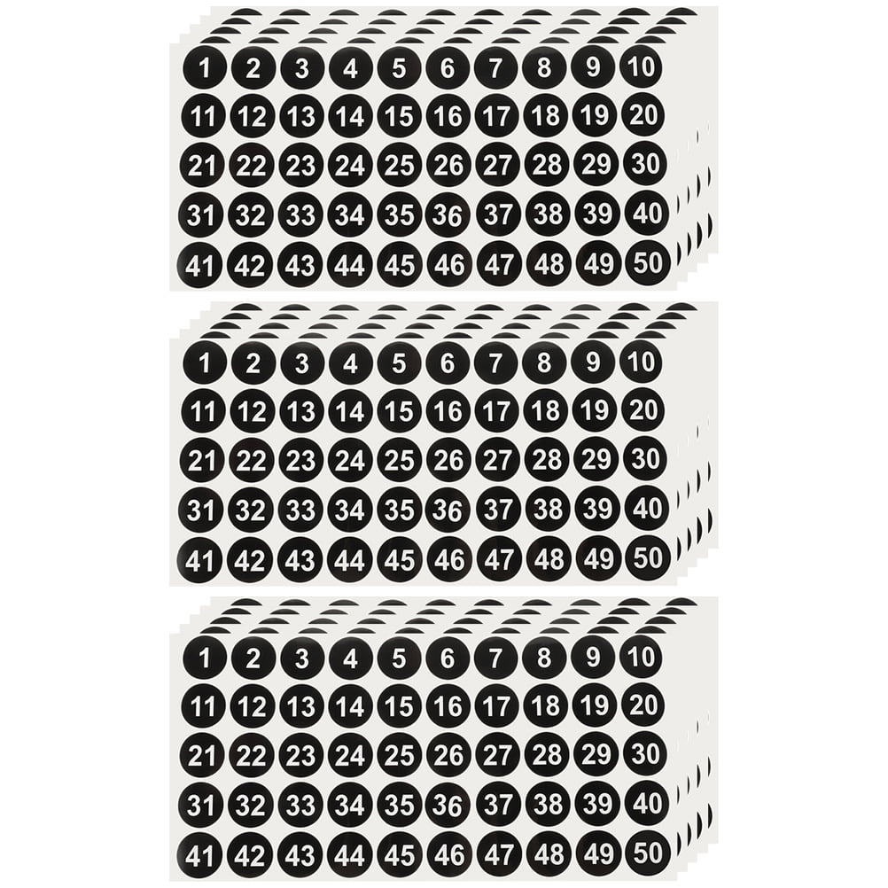 Number Sticker Label Labels Package Tissues for Classification Digital ...