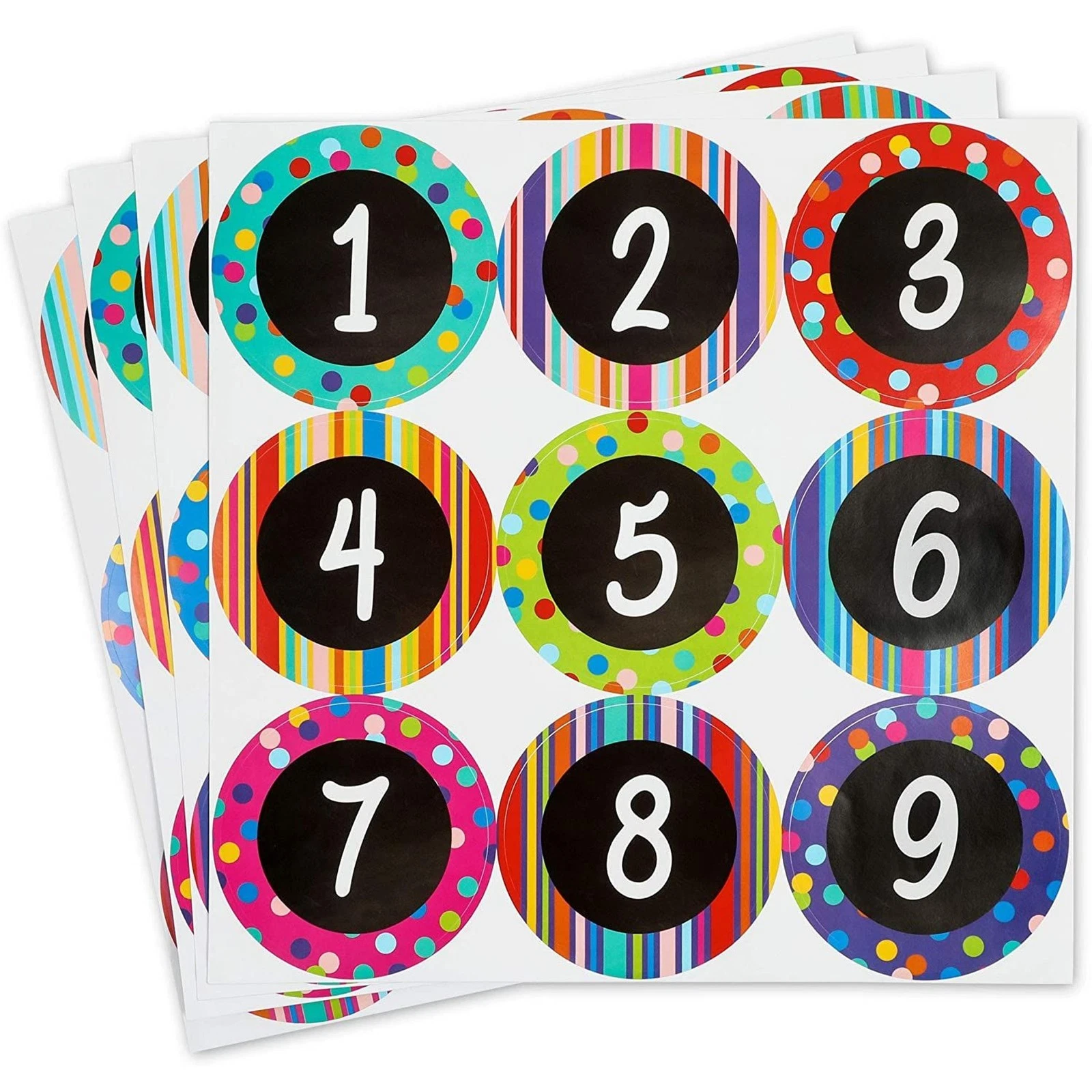 Number Stickers for the Office Classrooms (4 Inches 36 Pack) - Walmart.com