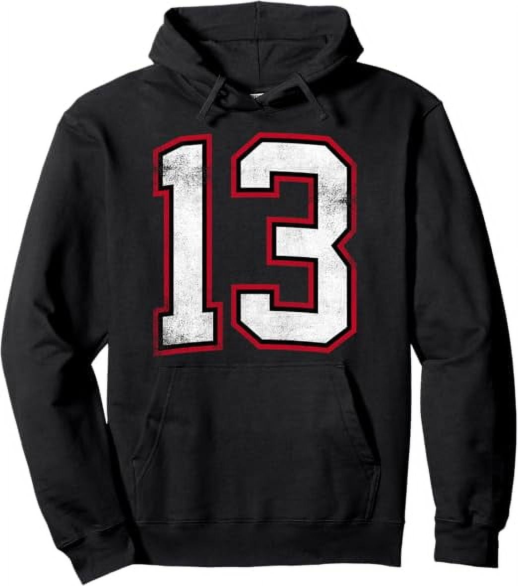 Number Thirteen 13 Hoodie - Walmart.com