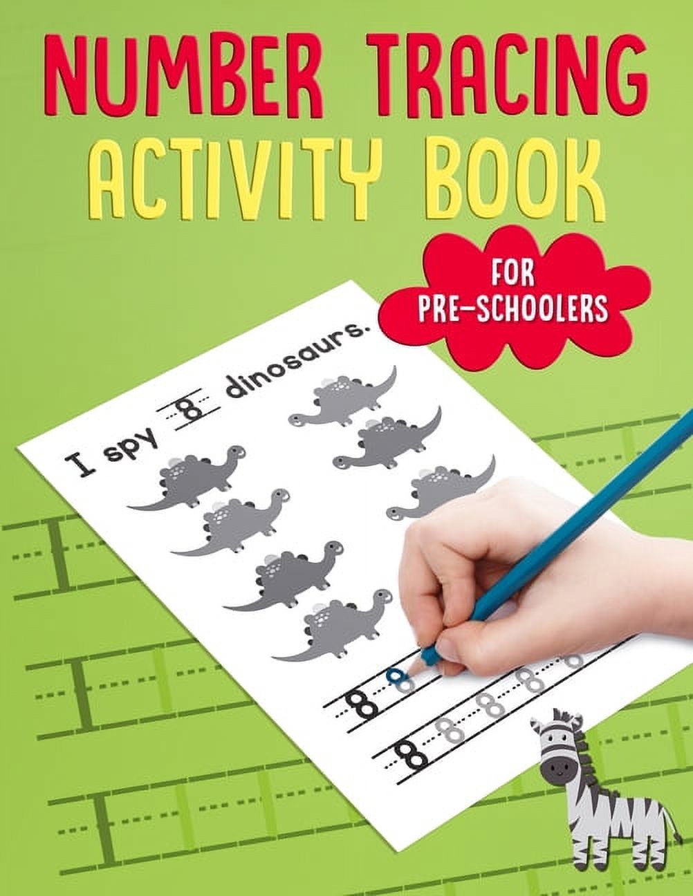 Number Tracing Activity Book for PreSchoolers: Traceable Number ...