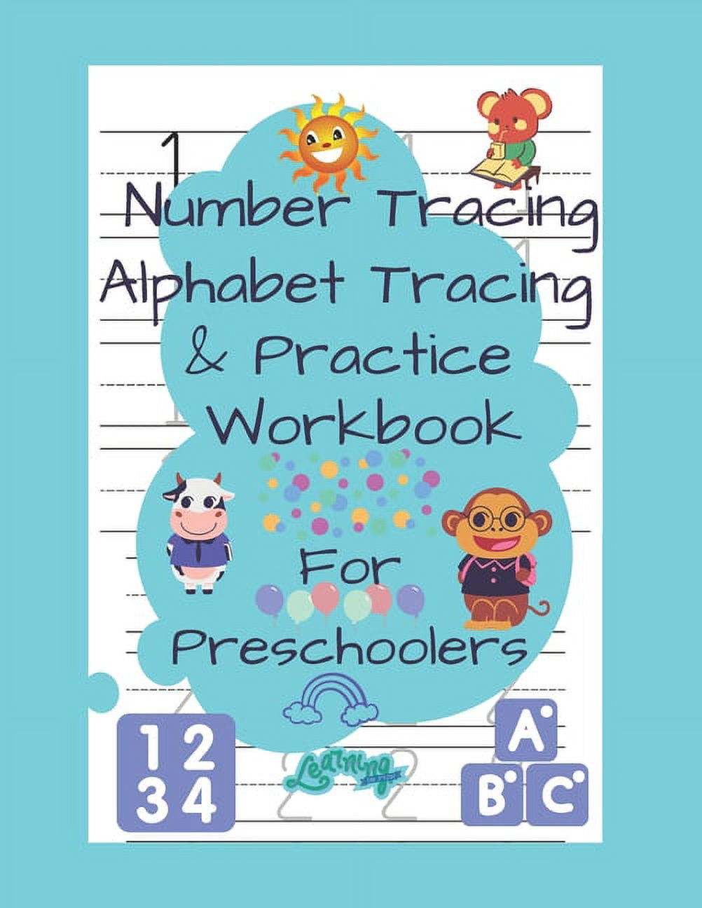 Number Tracing Alphabet Tracing & Practice Workbook for Preschoolers ...